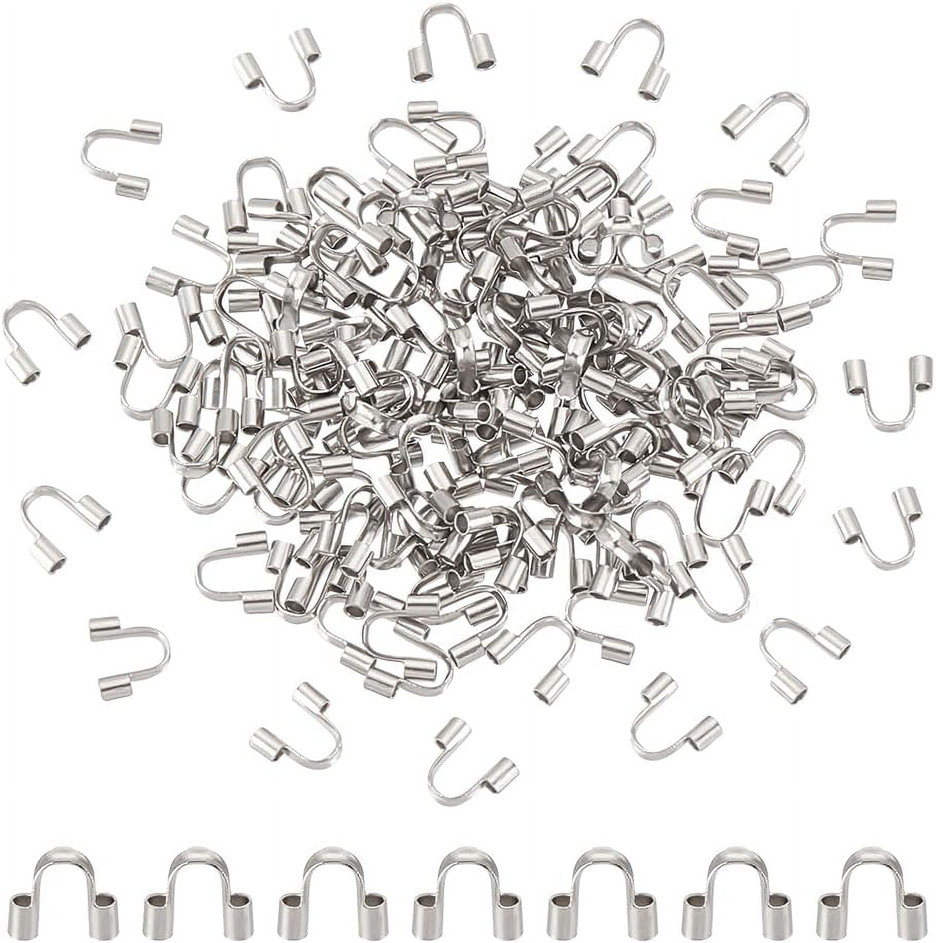 200Pcs 304 Surgical Stainless Steel Wire Guardian Wire Protector U ...