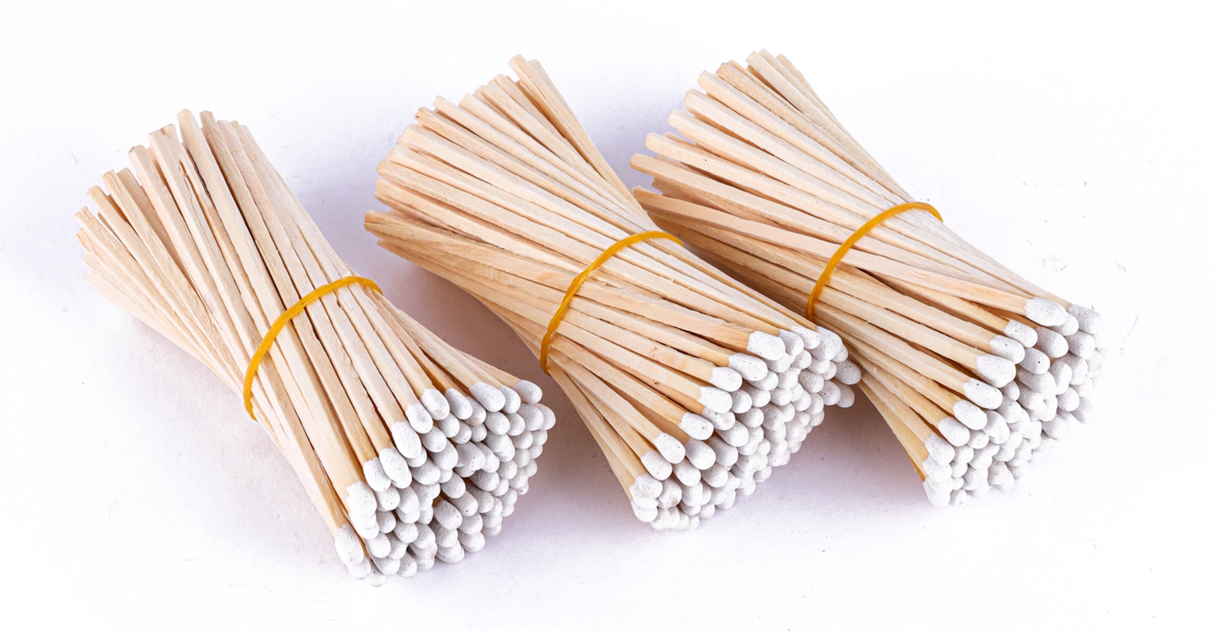 200Pcs 4'' Decorative White Matches, Long Wooden Matches for Candles ...
