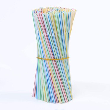 Fun Colorful Bulk Flexible Straws, 100 Pack for Kid's Birthday Party ...