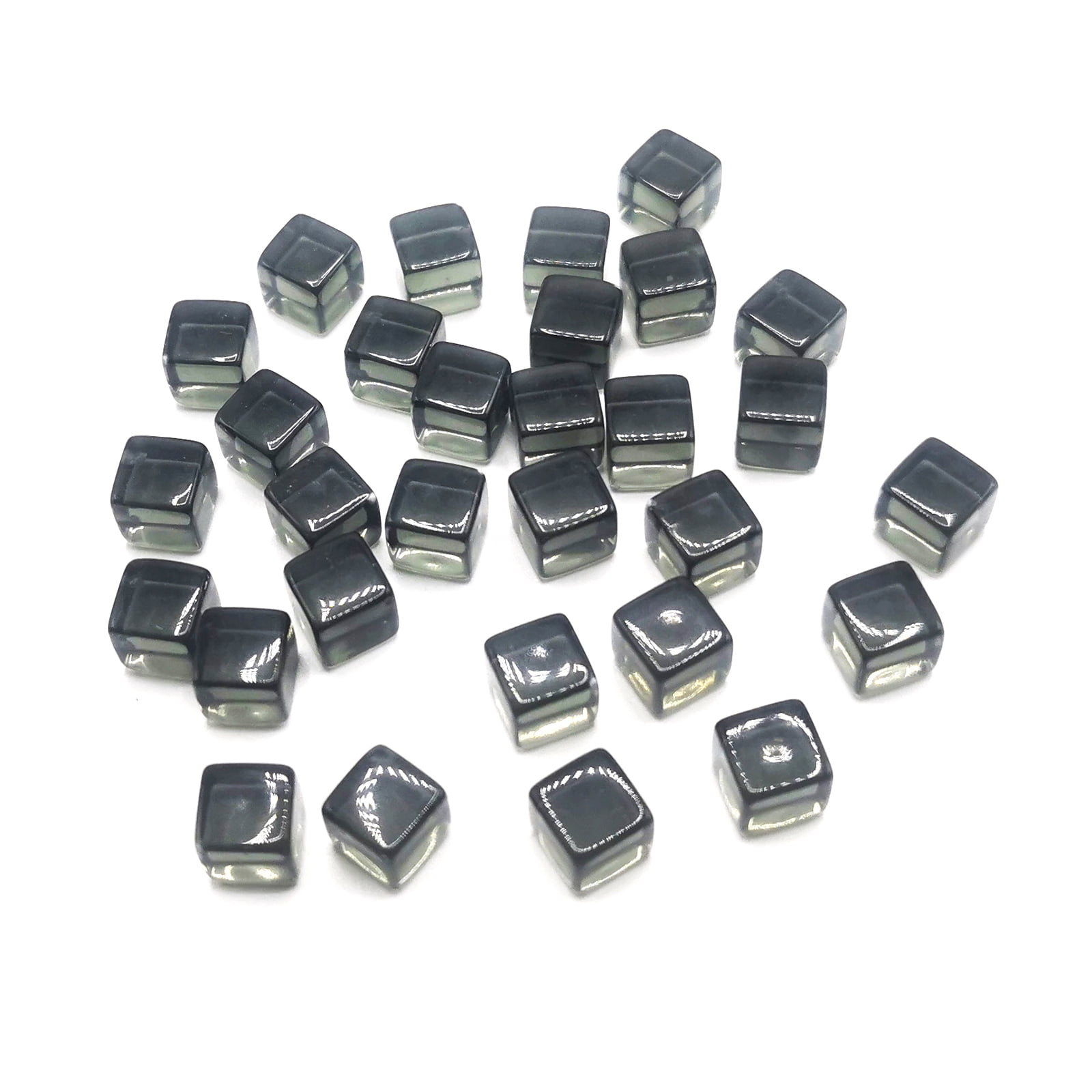 200Pcs 6 Side 8mm Clear Dices Educational Dices Engraving Acrylic Dices ...