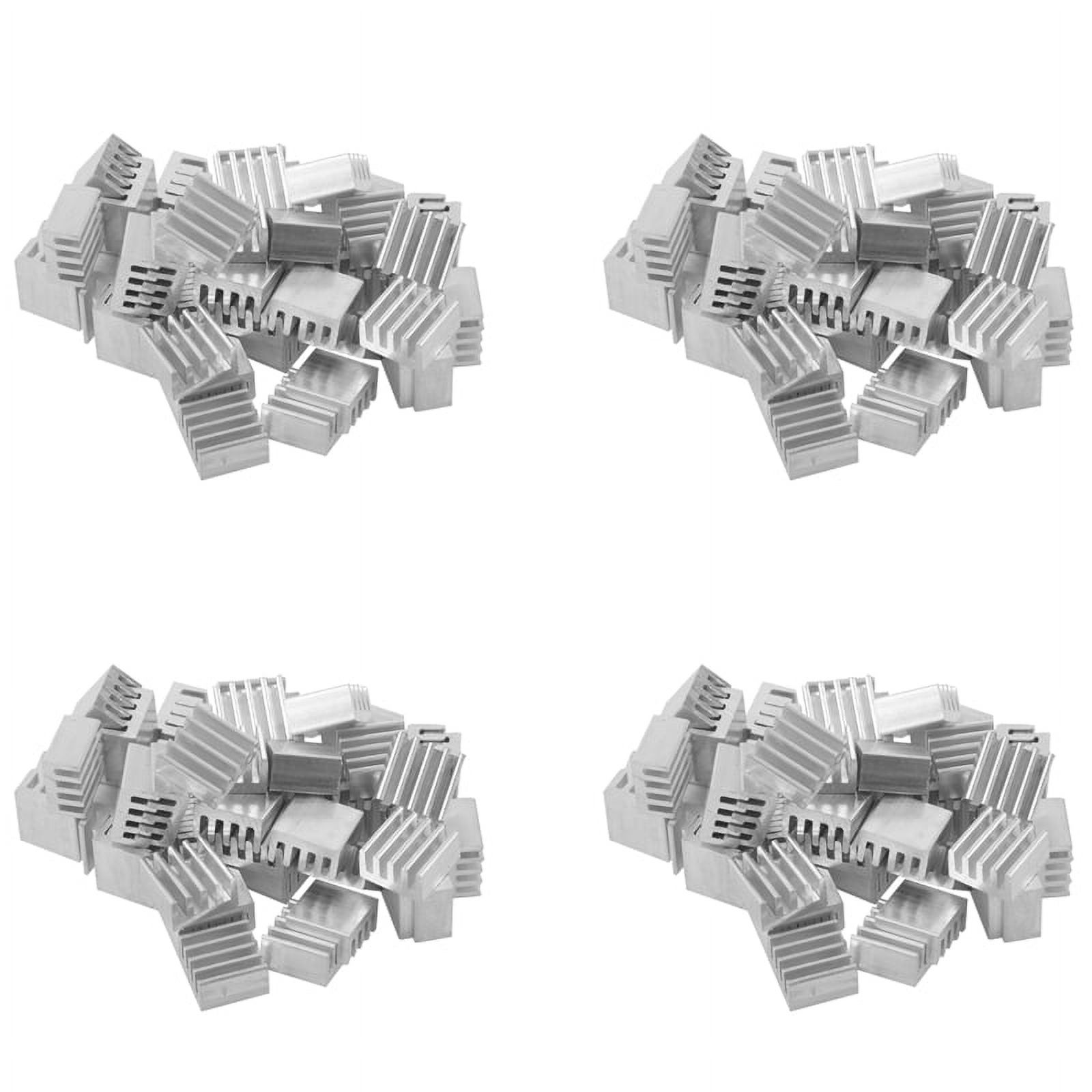 200Pcs 9 x 9 x 5mm Mini Aluminium Heatsink for IC LED Chipset RAM ...