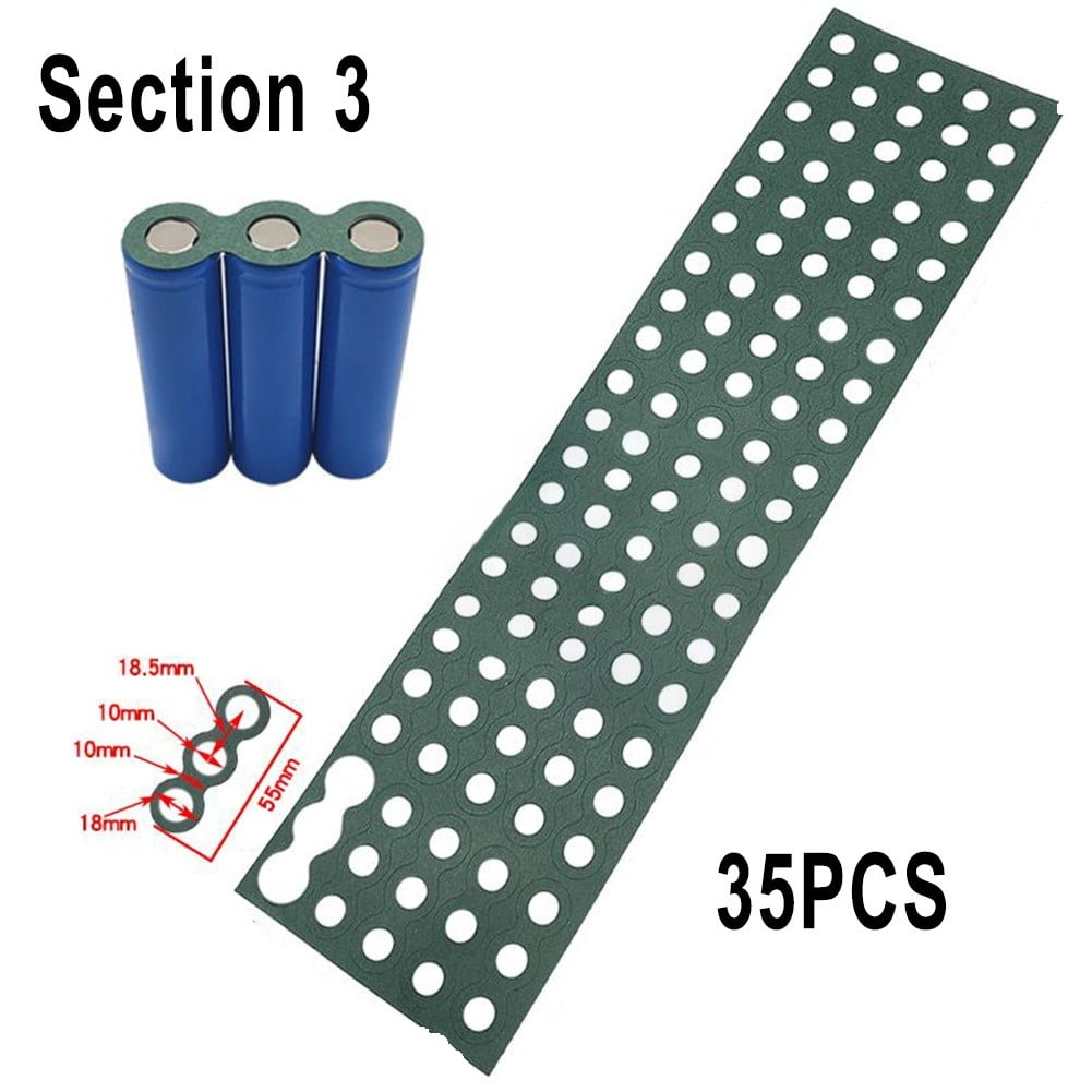 200Pcs Battery Insulators Adhesive Paper Hollow Insulating Gasket For ...