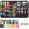 200Pcs Beginners Sewing Kit Accessories with 41 XL Spools of Threads ...