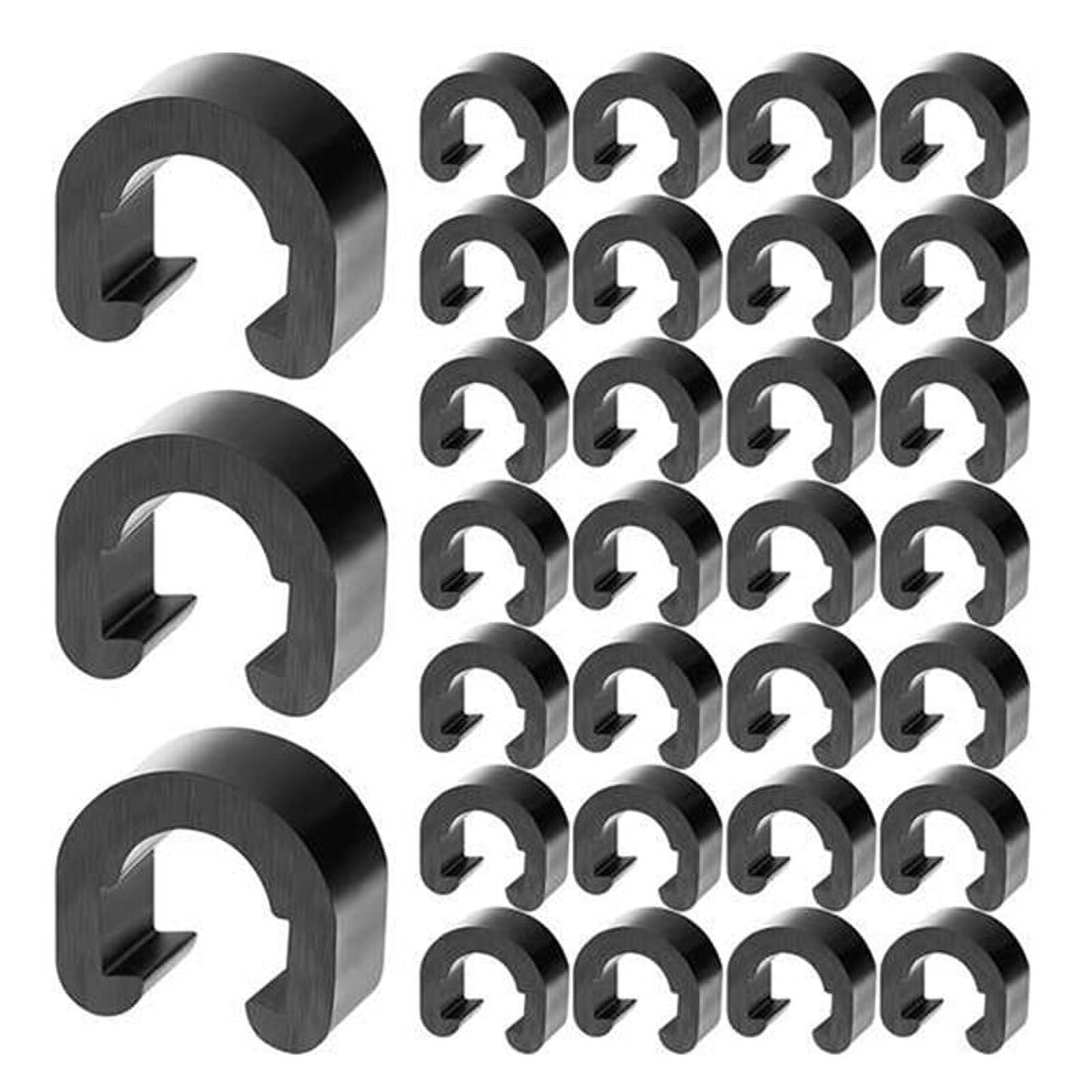 200Pcs Bicycle C-Clip Clip Guide Clamp Brake Derailleur Shift Cable C ...