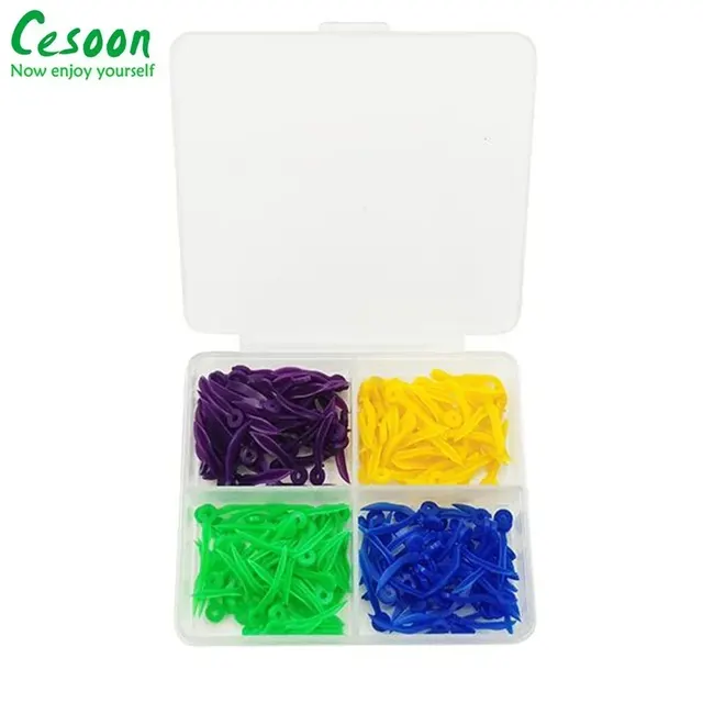 200Pcs/Box Disposable Dental Wedges Tooth Gap Wedge with End Circular ...