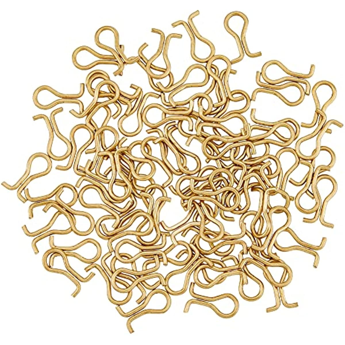 200Pcs Brass Sinker Eyes DIY Fishing Lures Eyelets for Lead Weight ...