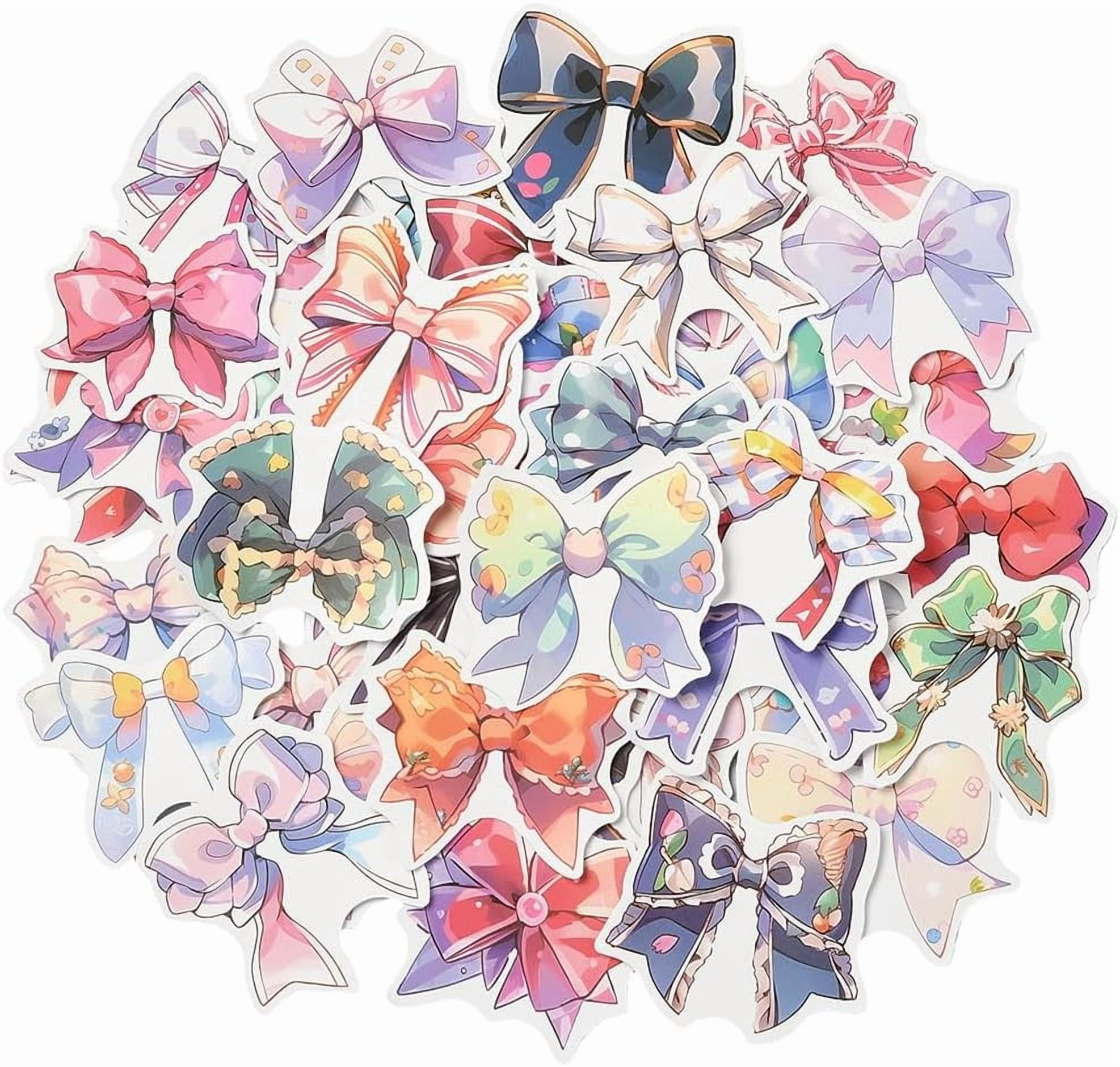 200Pcs Craft Stickers Coquette Sticker Pack Colorful Aesthetic PVC ...