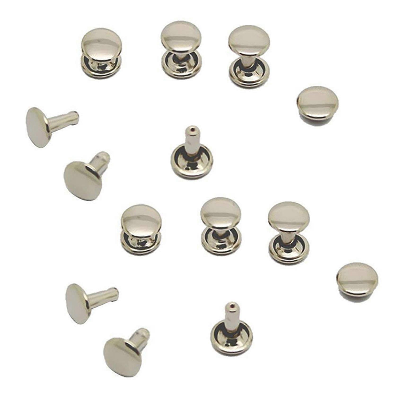 200Pcs DIY Rivet Rivet Rivet Metal Board - Silver - Walmart.com