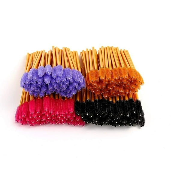 200Pcs Disposable Eyelash Mascara Brushes, Eye lash Brush, Spoolies for ...