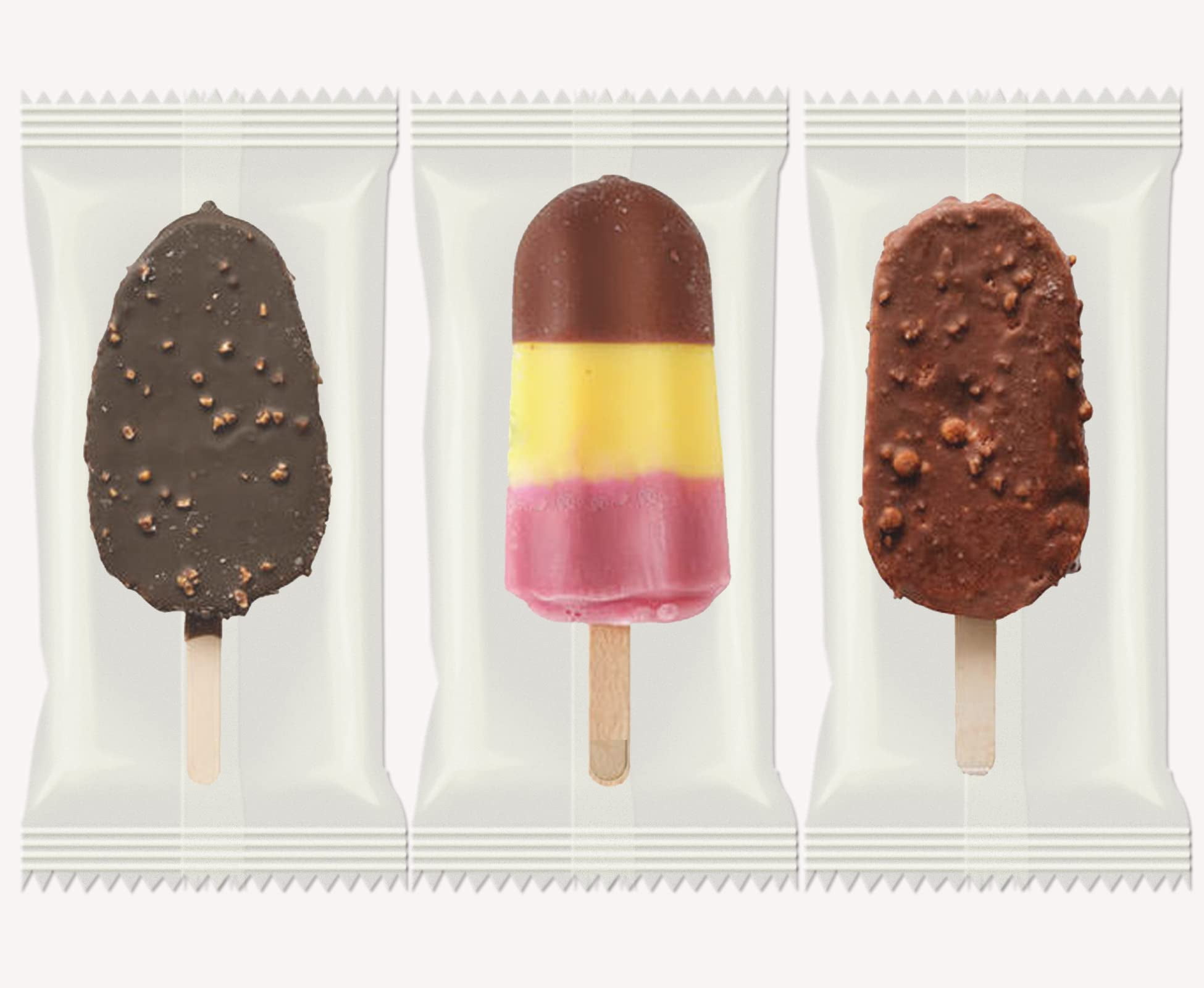 200Pcs Disposable Popsicle Bags Food Grade Plastic Ice Pop Mold Bags ...