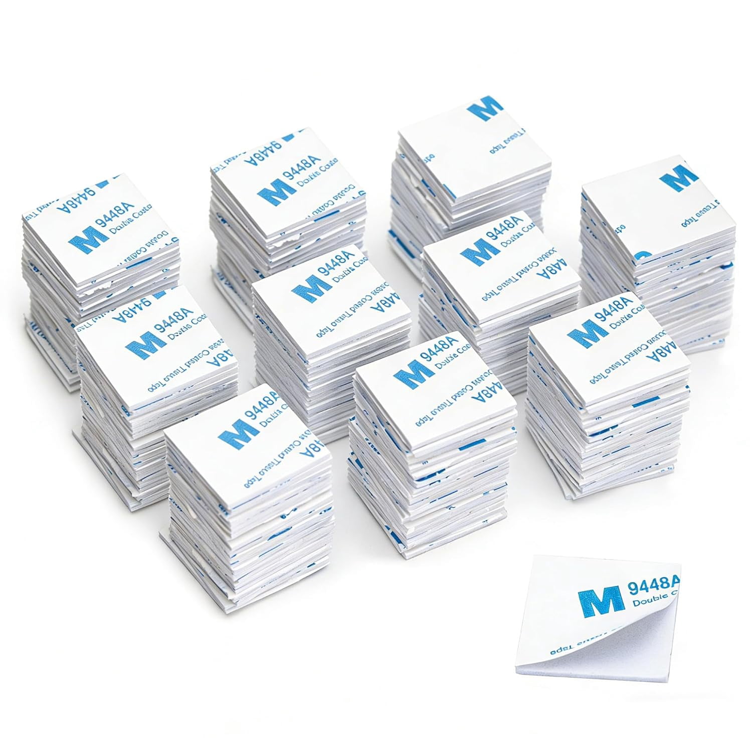 200Pcs Double Sided Foam Tape Strong Pad,27 × 27mm Square Heavy Duty ...