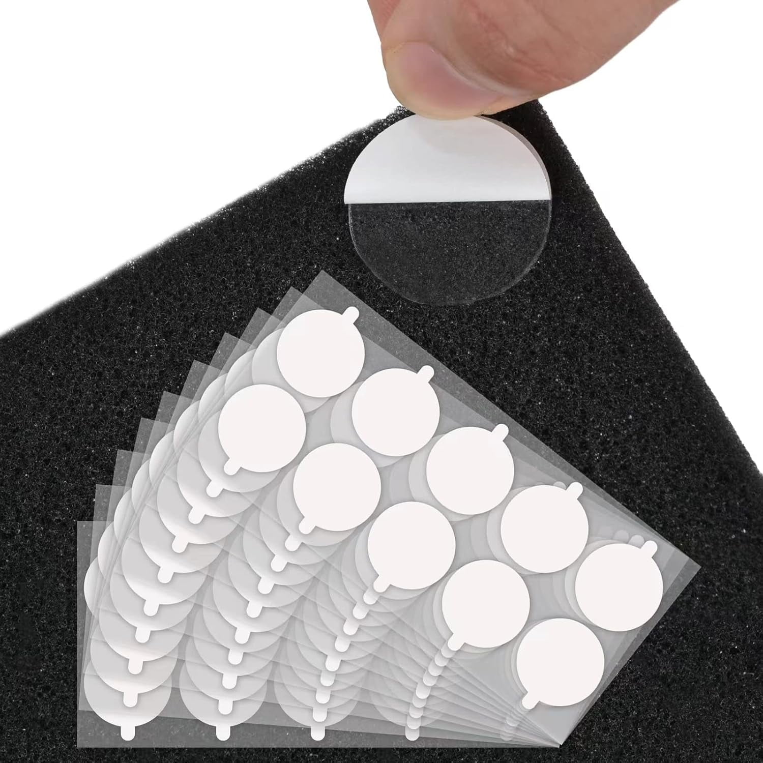 200Pcs Double Sided Tape for Acoustic Foam Panels, Removable Mounting ...