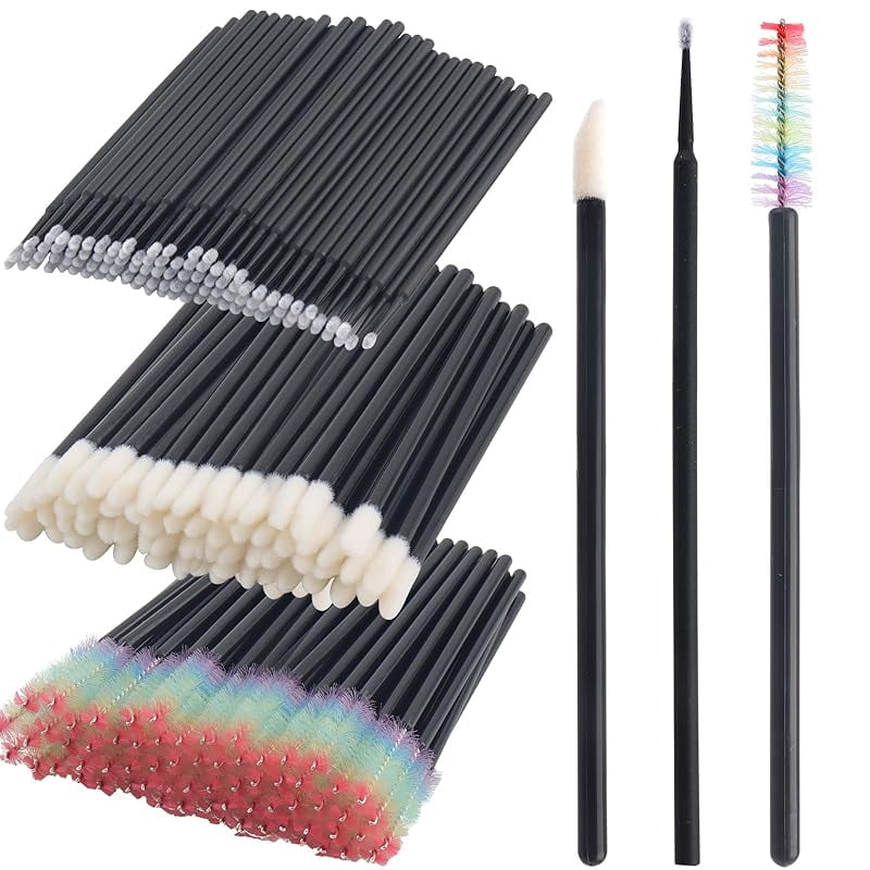 200Pcs Eyelash Extension Supplies Kit,Disposable Lash Spoolies Brushes ...