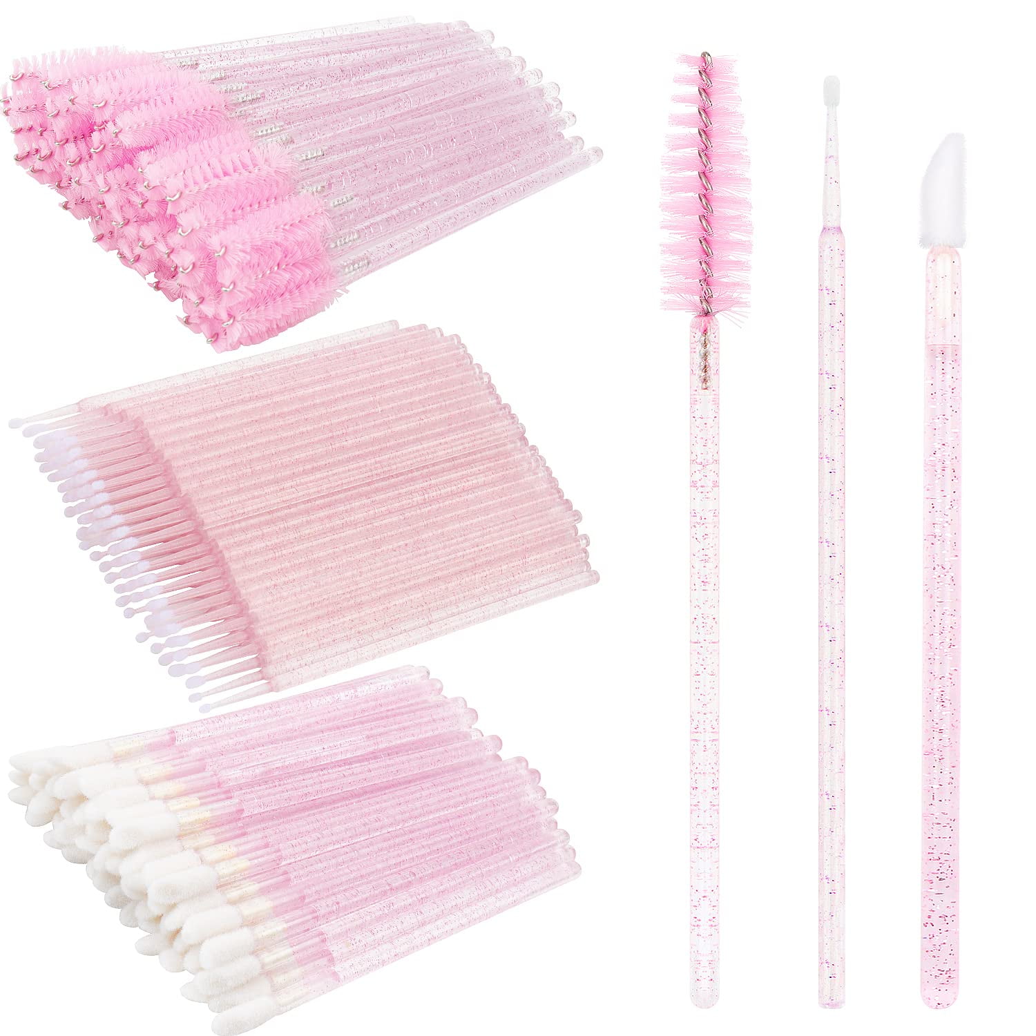 200Pcs Eyelash Extension Supplies SSF20 Kit,Disposable Lash Spoolies ...