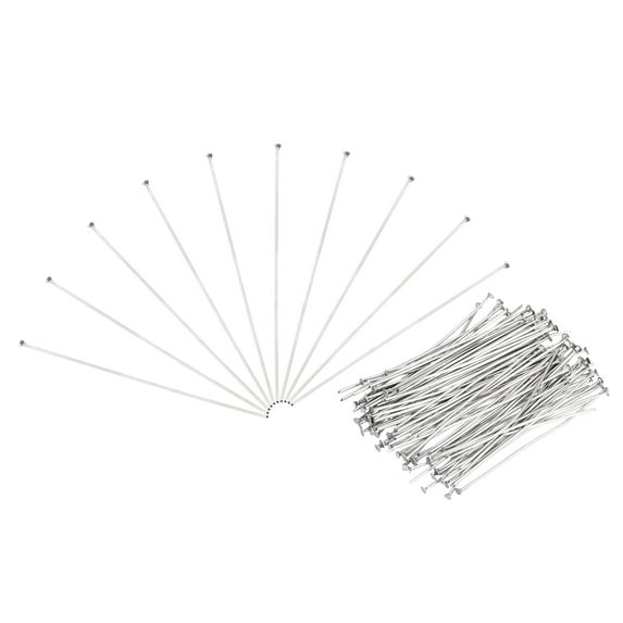 200Pcs Flat Head Pins for Jewelry Making 70mm Stainless Steel Flat Head ...