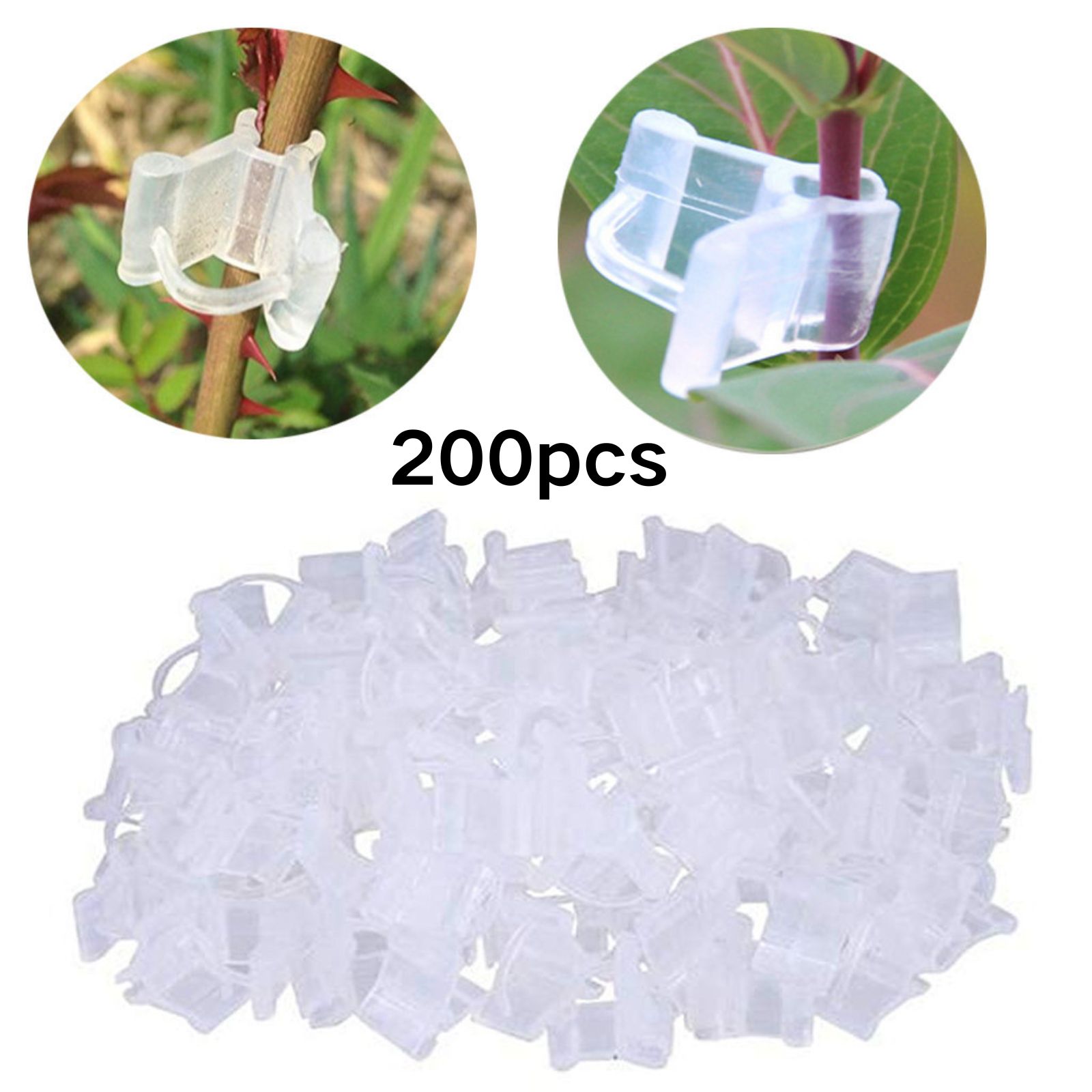 200Pcs Grafting Clip Indoor Plant Trellis,Plant Pins for Indoor Plants ...
