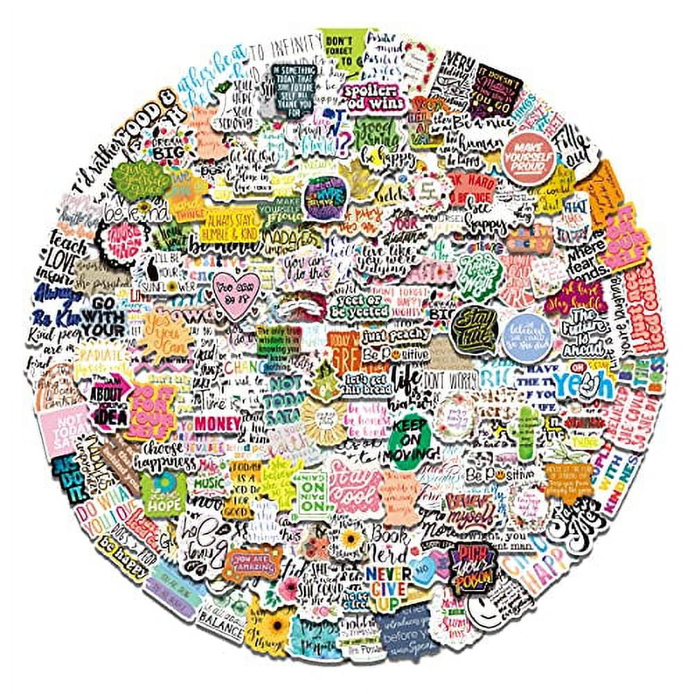 200Pcs Inspirational Stickers,Vinyl Waterproof Stickers for Laptop ...