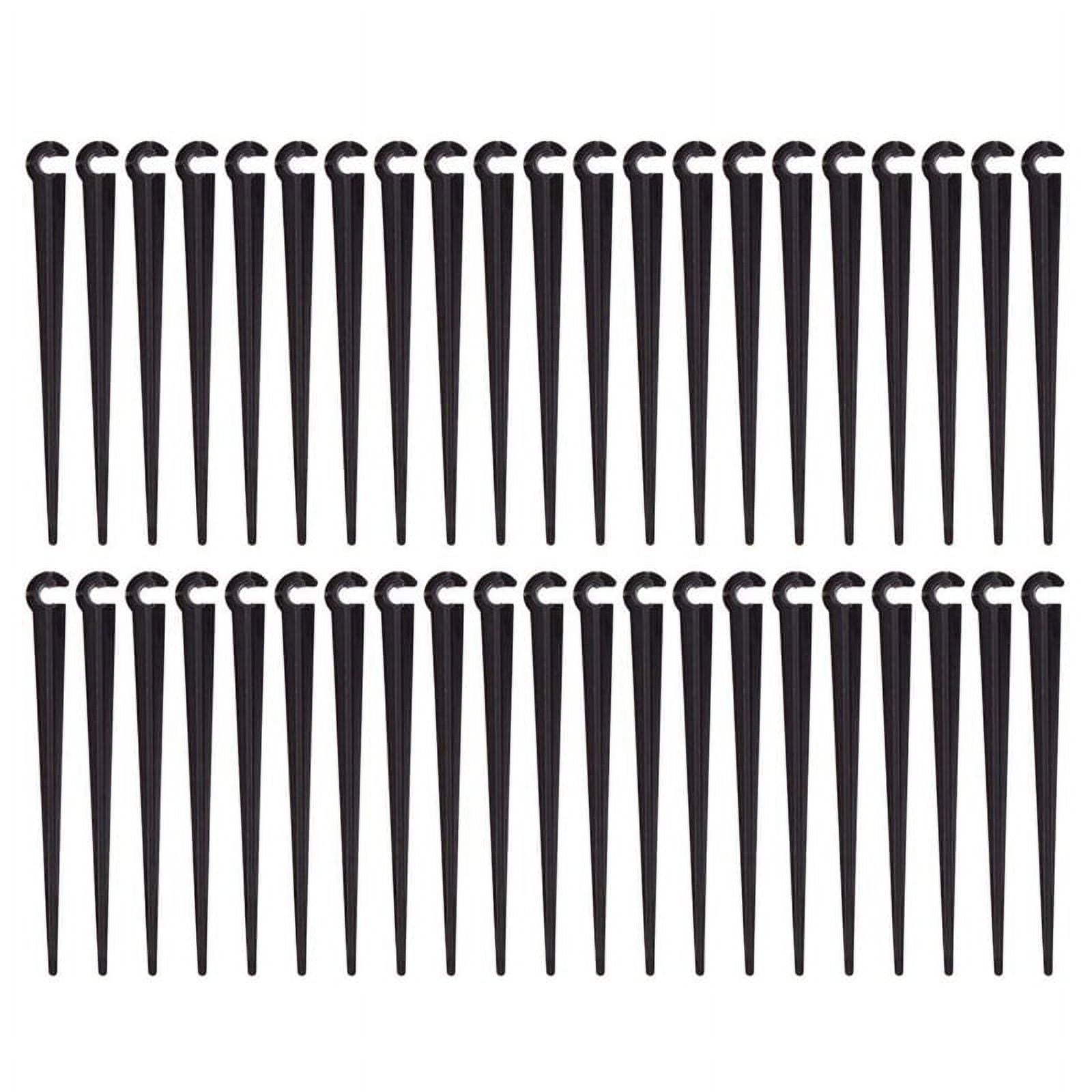 200Pcs Irrigation Drip Support Stakes for 1/4-Inch Tubing Hose Flower ...