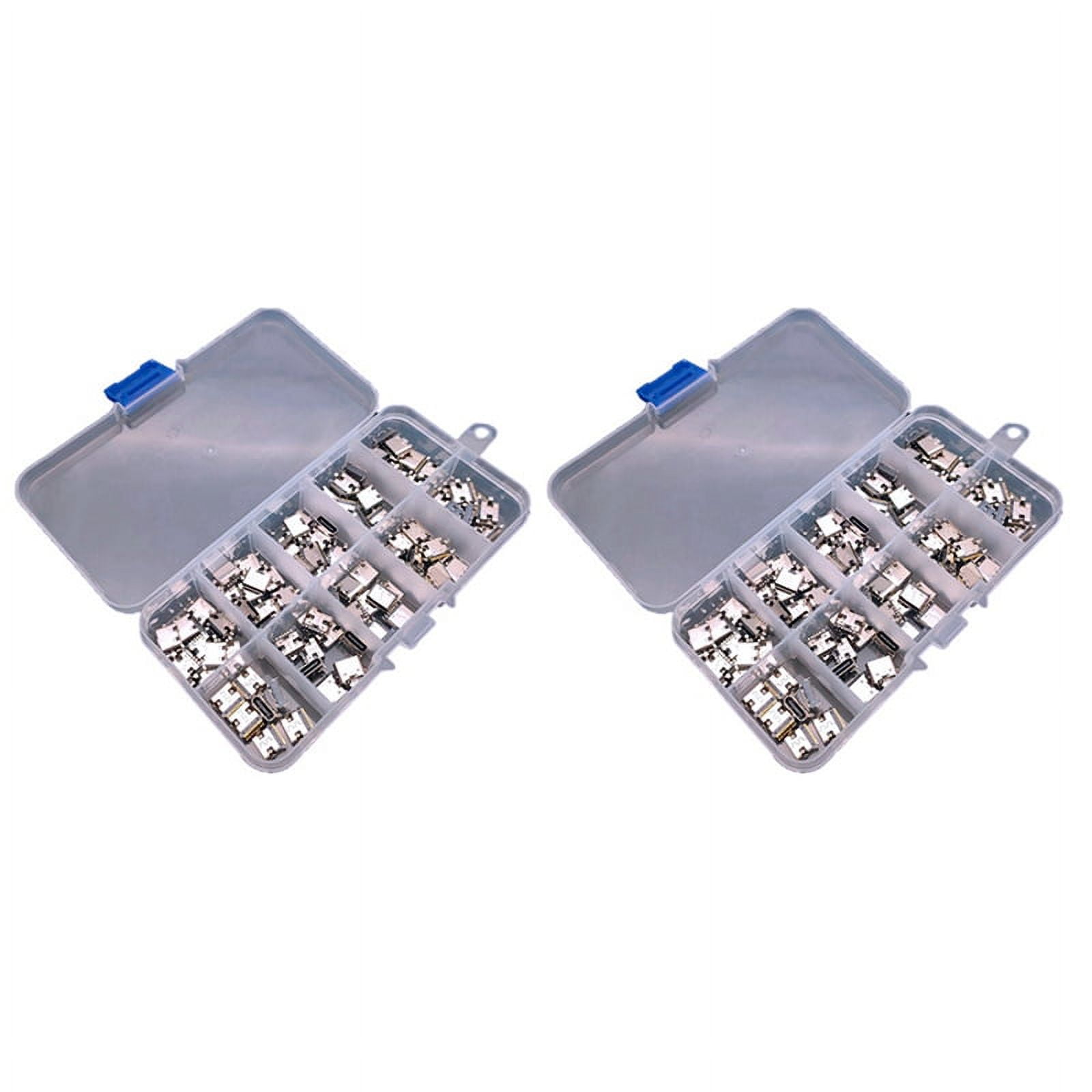200Pcs/Lot 10Models Type-C USB Charging Dock Connectors Mix 6Pin and ...