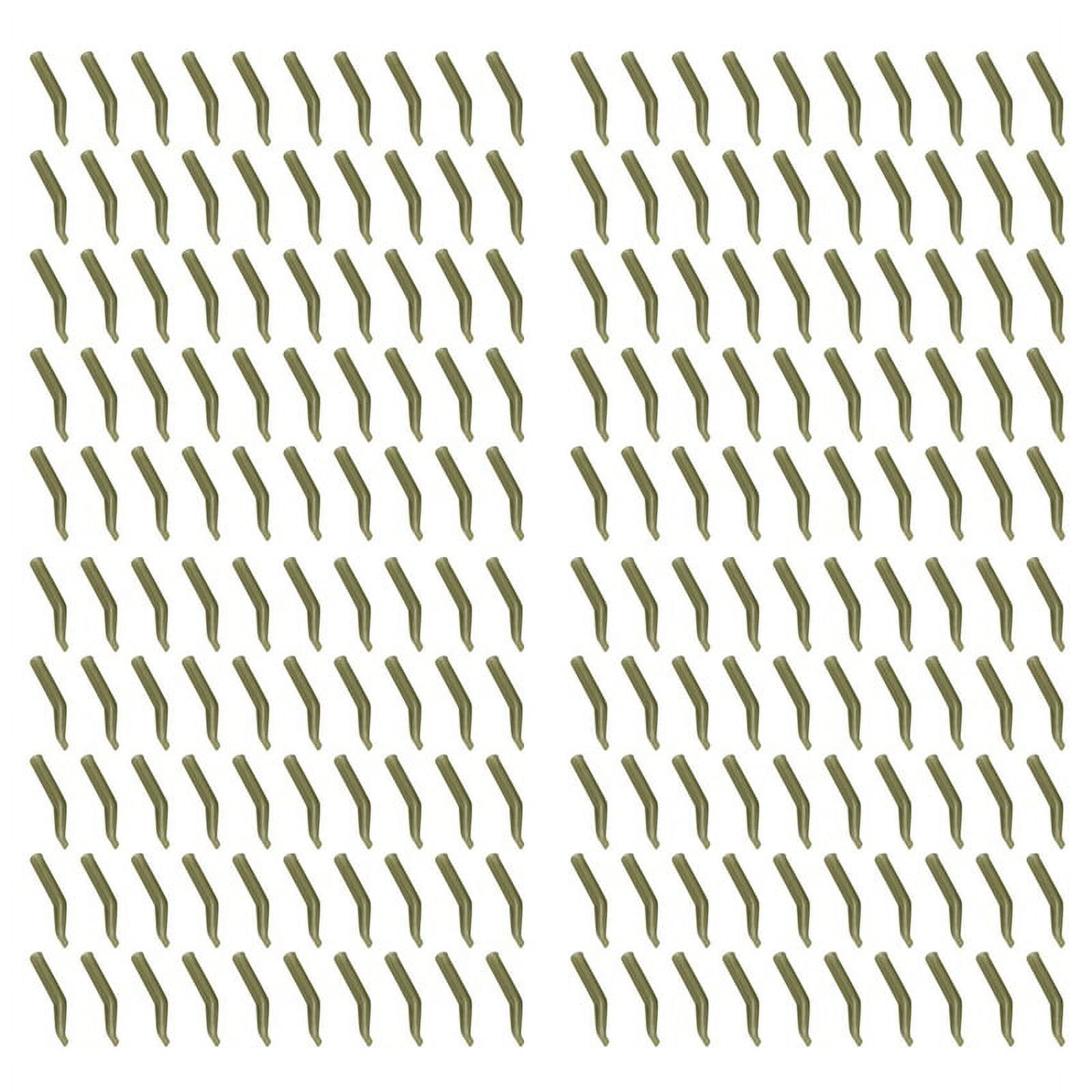 200Pcs/Lot Carp Fishing Hook Sleeve Hair Rig Line Aligner Soft Anti ...