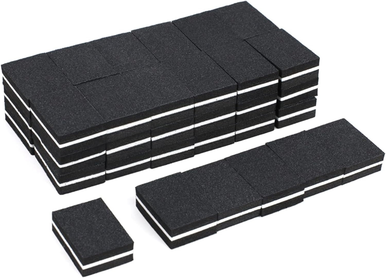 200Pcs/ Lot Sponge Mini Nail Files Buffer Blocks 100/180 Sanding ...