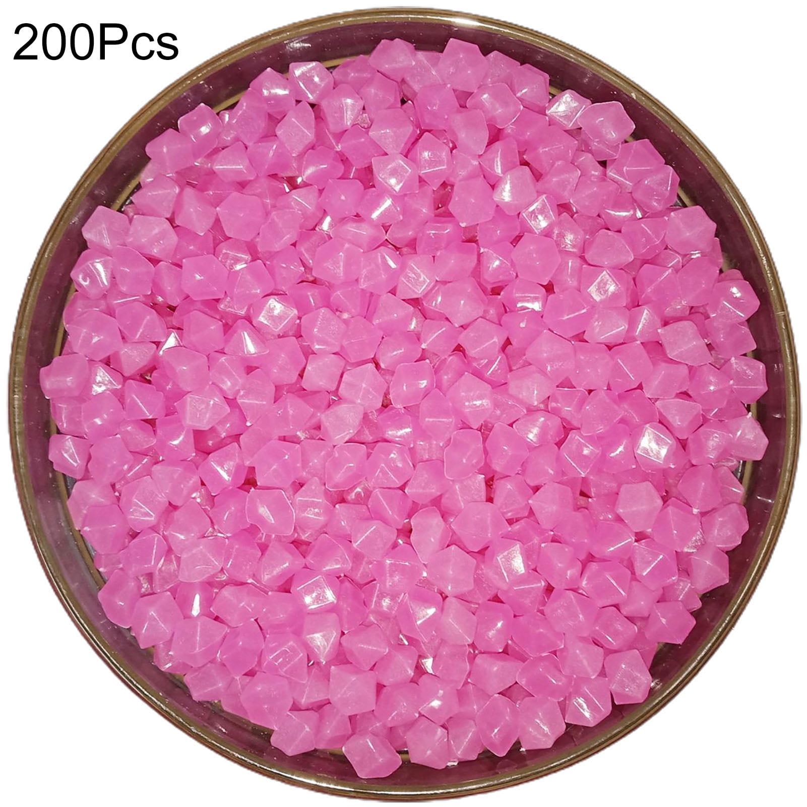 200Pcs Luminous Pebble Beautiful Good Glowing Effect Durable Glow in ...