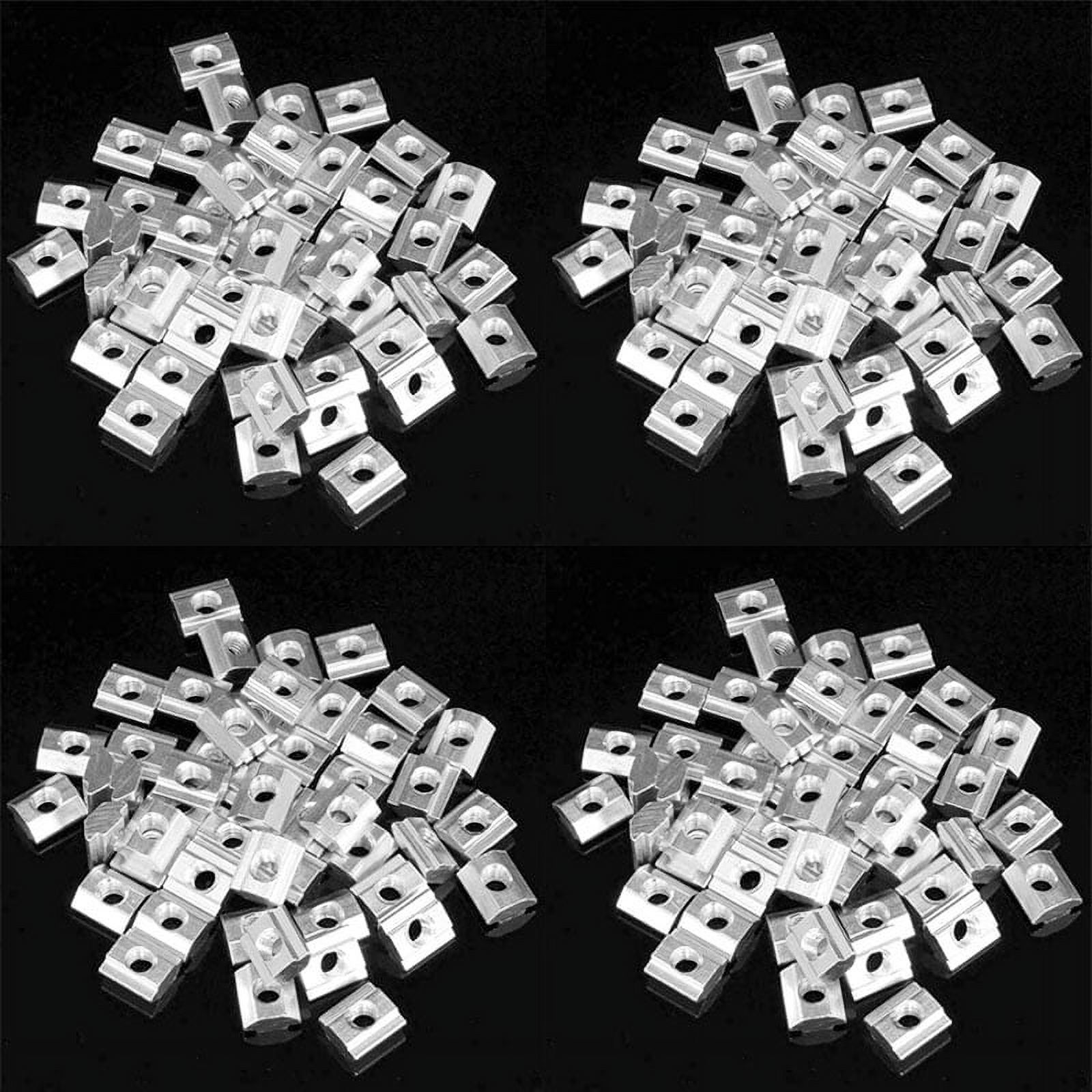 200Pcs M5 T Sliding Nut Zin-Plated Carbon Steel T Sliding Nut for 2020 ...