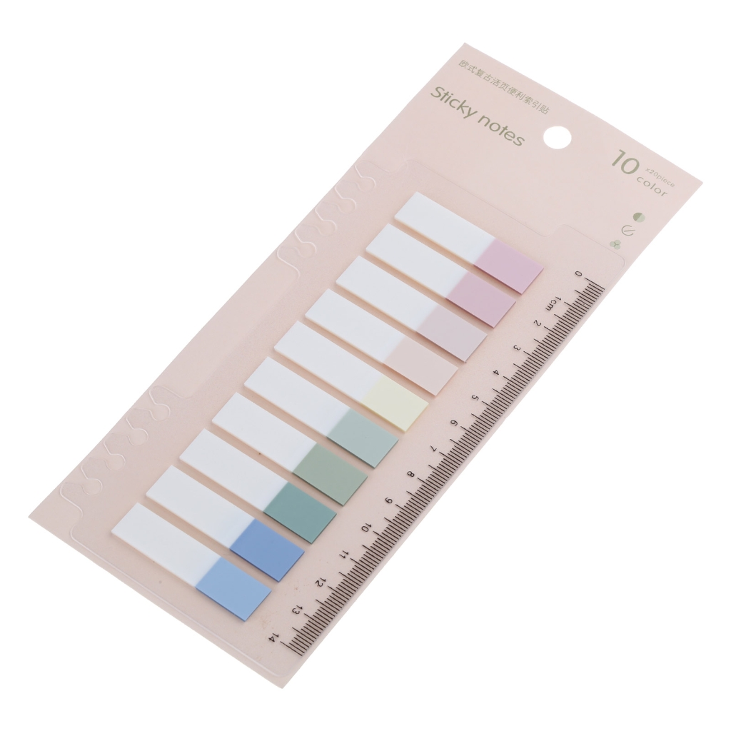 200Pcs Mini Index Tabs Bookmarks Stickers for Students Teachers Boy ...