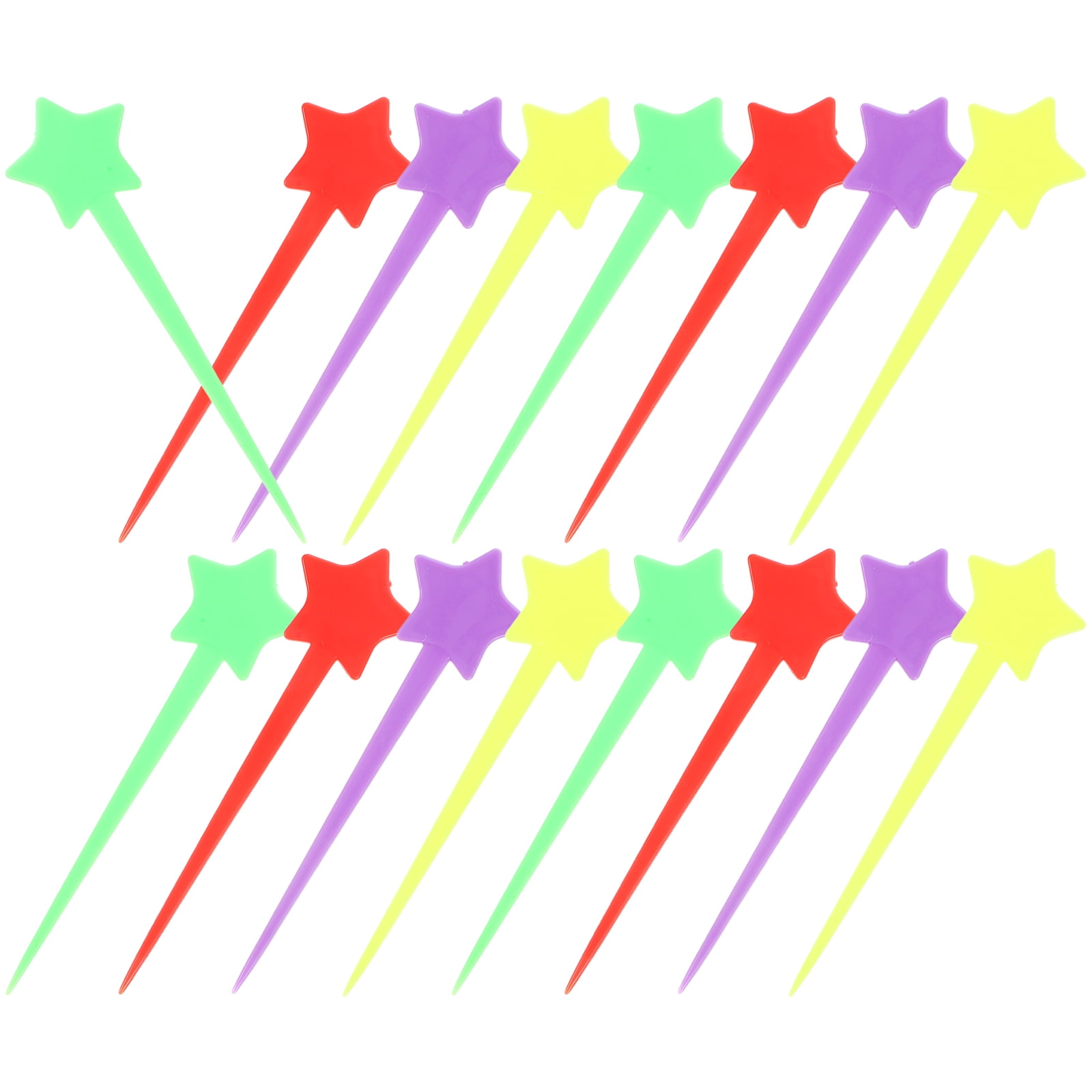 200Pcs Mini Toothpicks Sandwich Teasing Toothpicks Fruits Tasting Forks ...