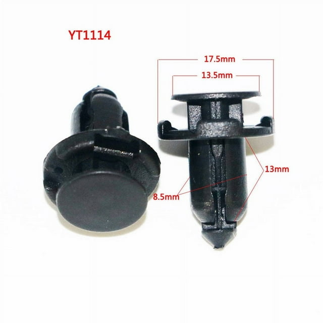 200Pcs Mixed Car Body Panel Push Pin Rivet Plastic Fasteners Trim Clips ...