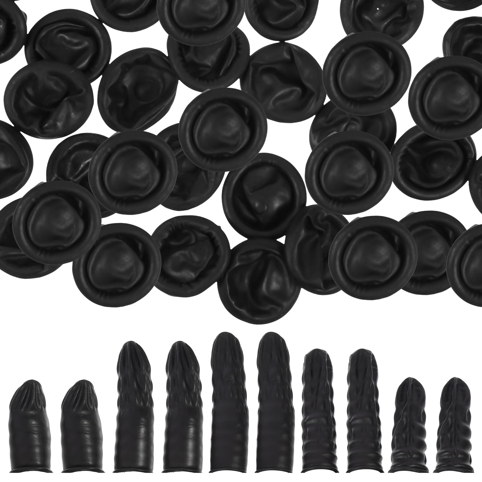 200Pcs Multi-function Finger Covers Anti-static Finger Cots Rubber ...