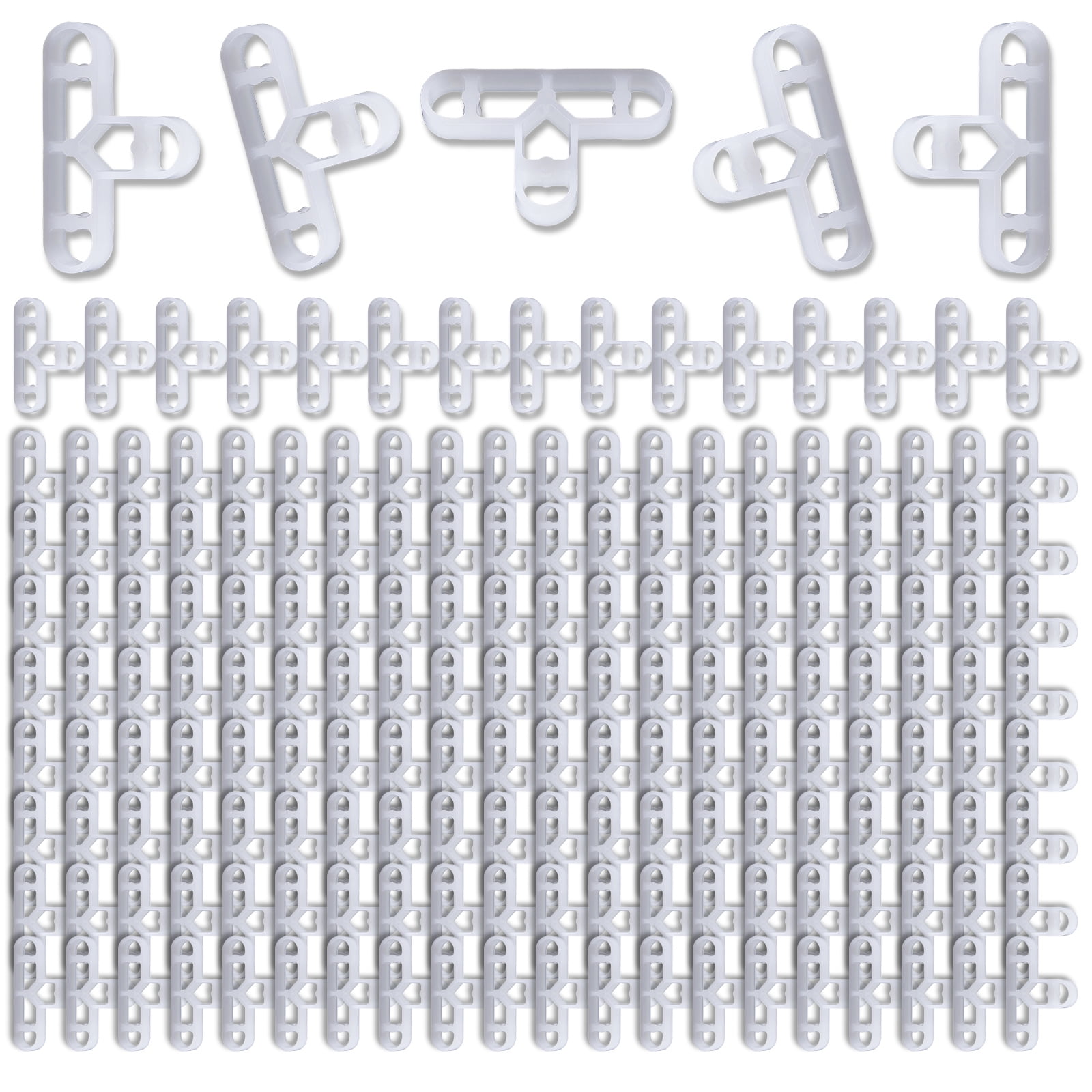 200Pcs Multipurpose 10mm 3/8 Inch Clear Spacers Portable Accessory for ...