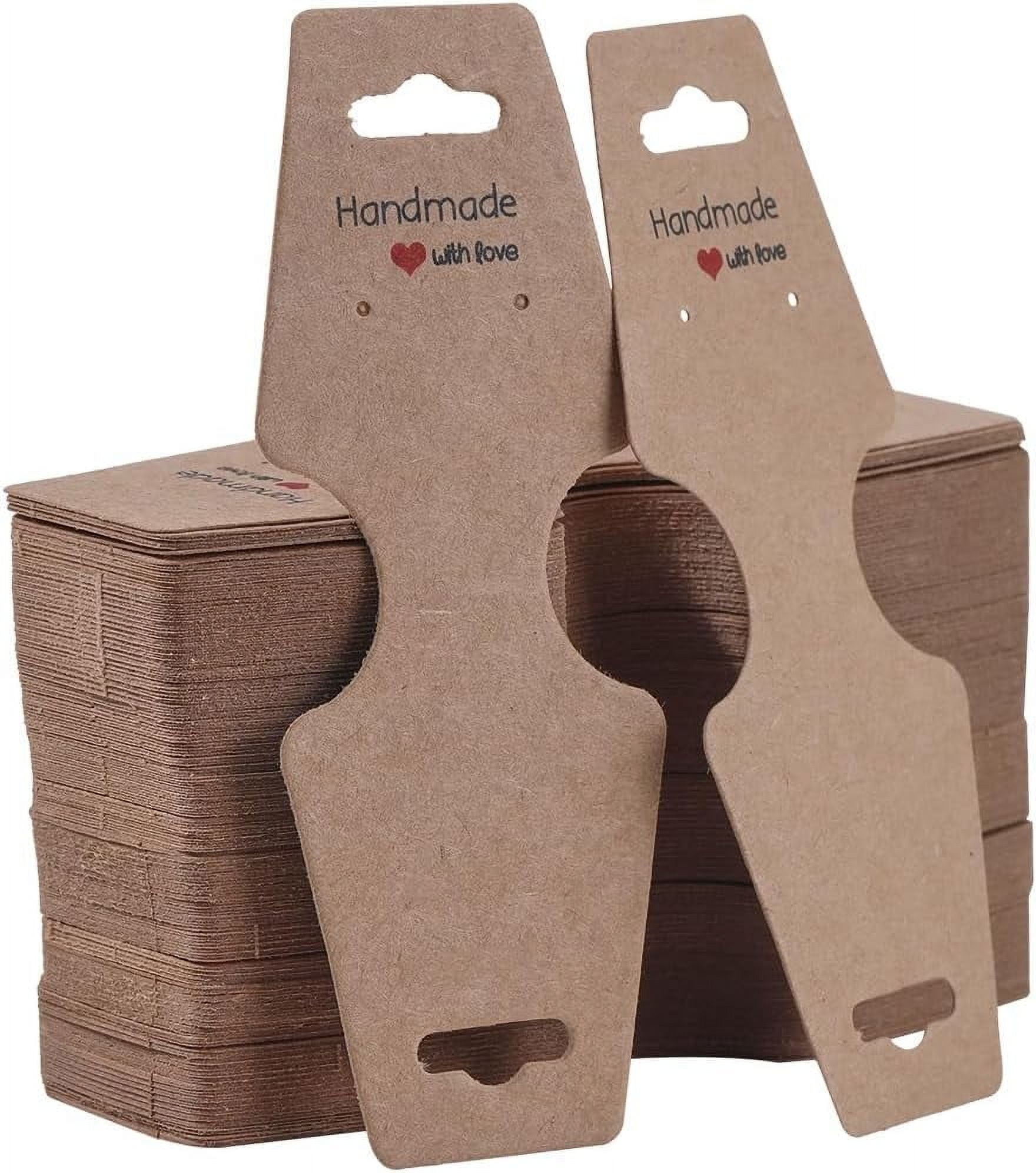 200Pcs Necklace Display Card Jewelry Holder Cardboard Jewelry Packaging ...