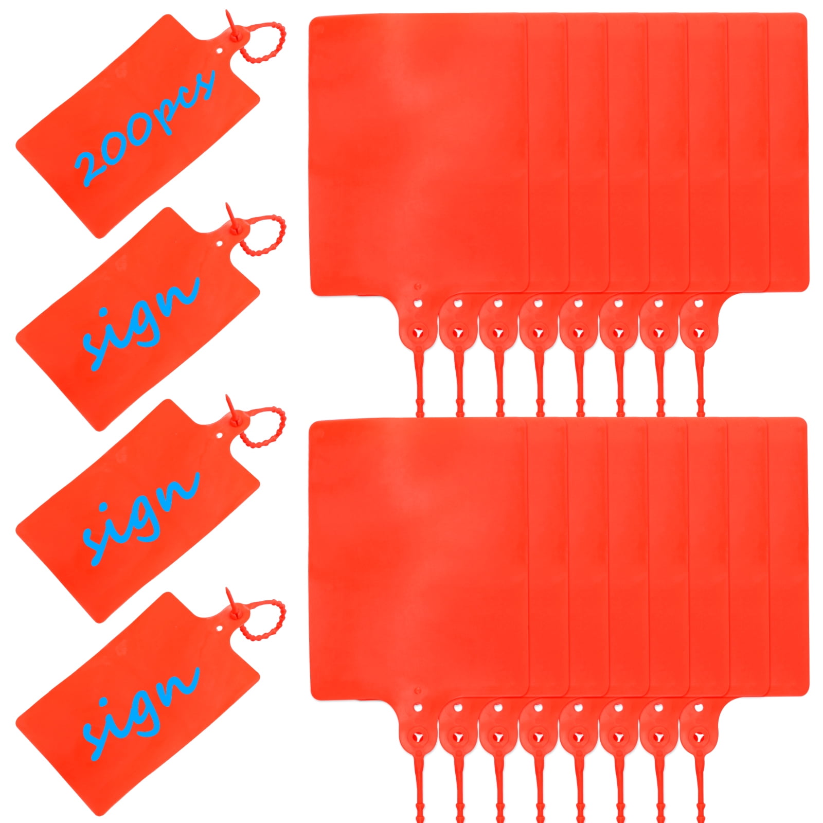 200Pcs PP Label Seal Shipping Tag Waterproof Storage Marker Hang Tag ...