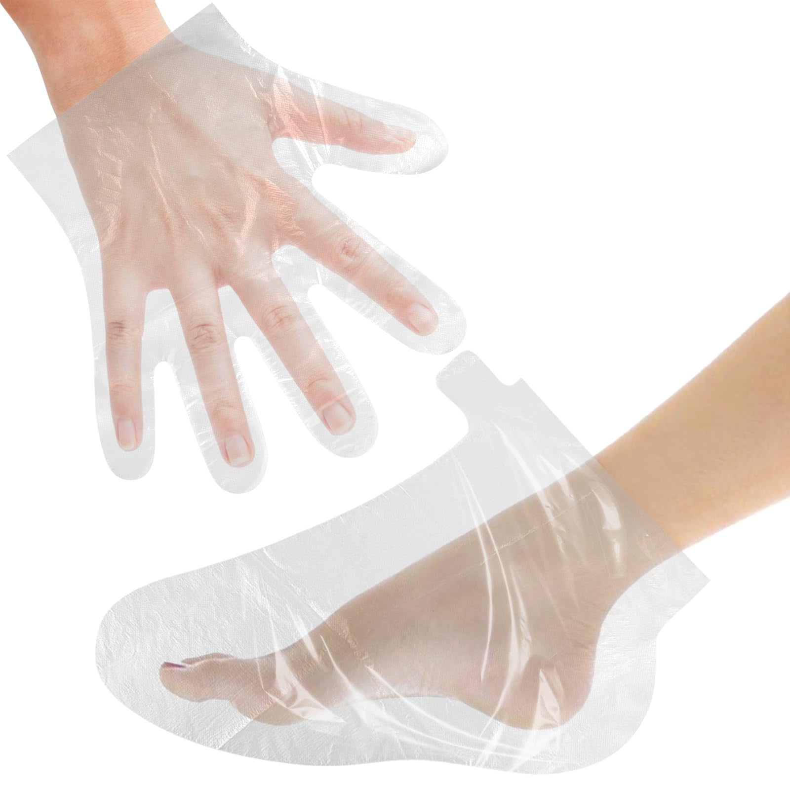 200Pcs Paraffin Wax Liners for Feet and Hand, Disposable Paraffin Bath ...