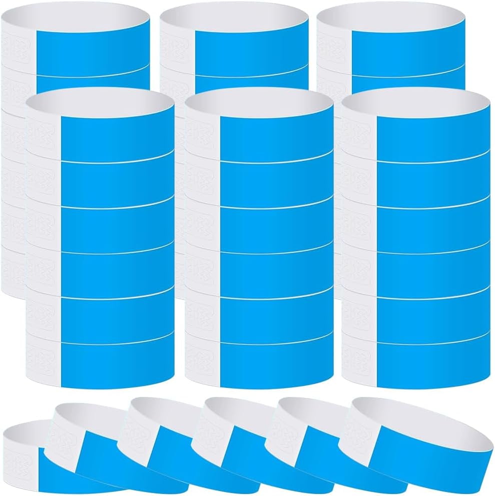 200Pcs Party Wristbands Event Armband Waterproof Lightweight Neon Paper ...