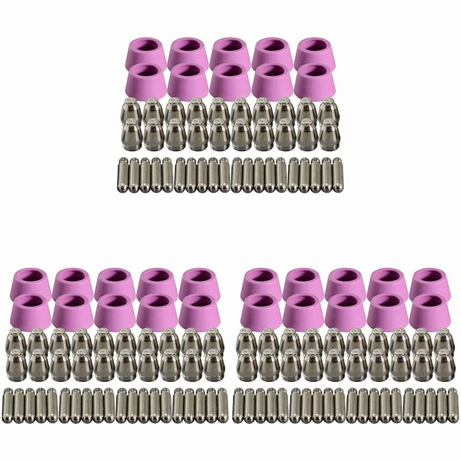 200Pcs Plasma Cutter Torch Consumables Electrode Nozzles Cups Kit for ...