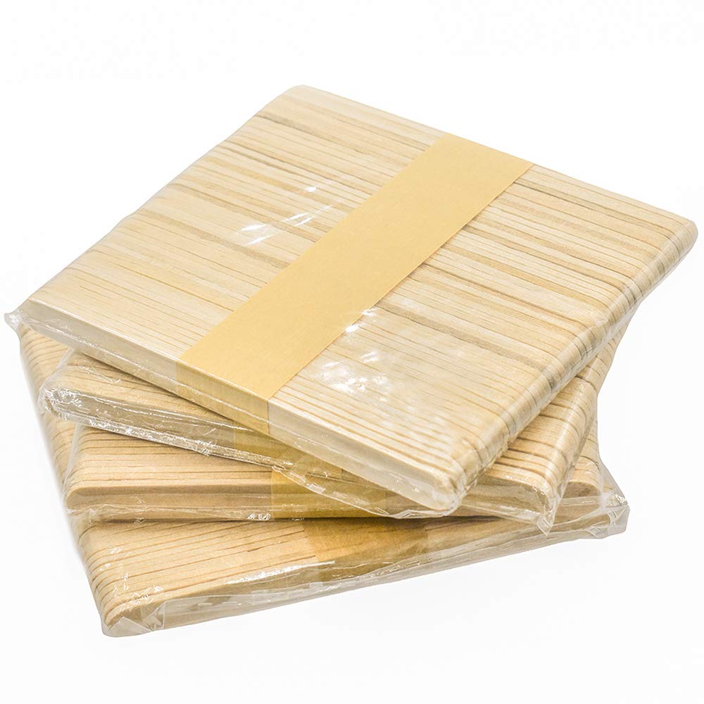 200Pcs Popsicle Sticks Craft Sticks45 inch Natural Wooden Food Grade ...