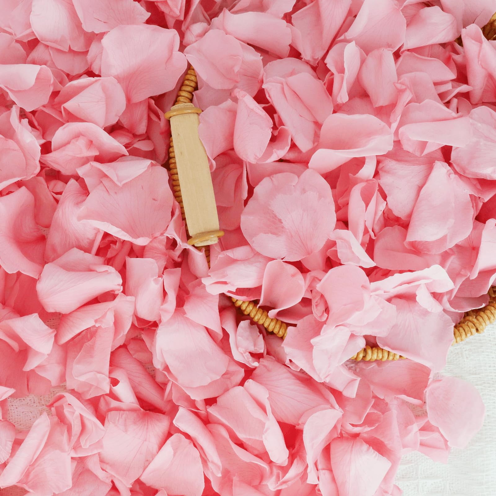 200Pcs Preserved Real Pink Rose Petals, Dried Flower Petals 1.75oz for ...