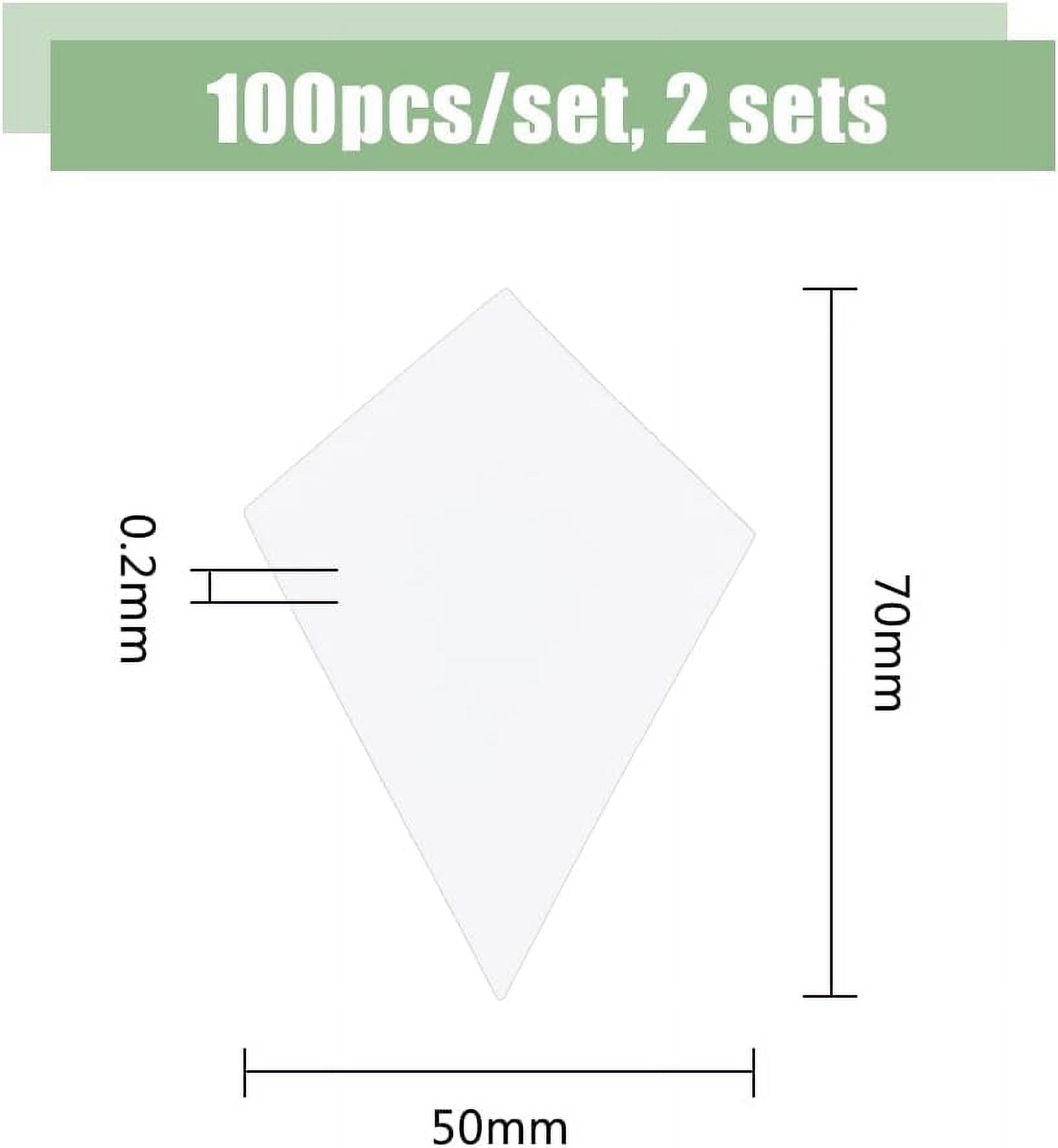 200Pcs Quilting Paper Templates Trapezoid Paper Piecing Paper for ...