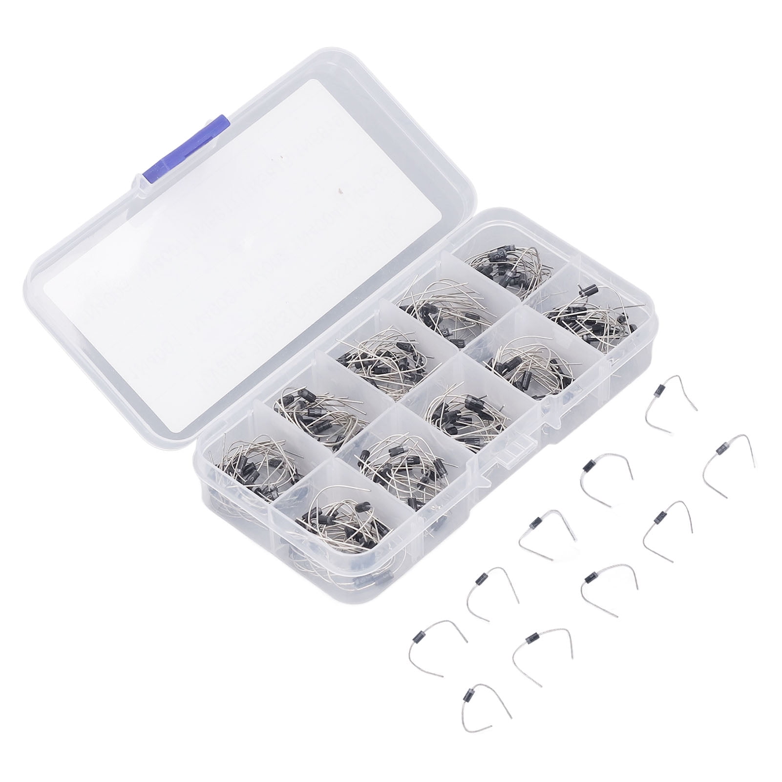 200Pcs Rectifier Diode 1N4001 to 1N4007 to 1N5819 Diode Assorted Kit ...