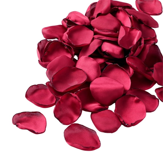 200Pcs Rose Petals, Satin Flower Petals, Artificial Rose Petals, Silk ...