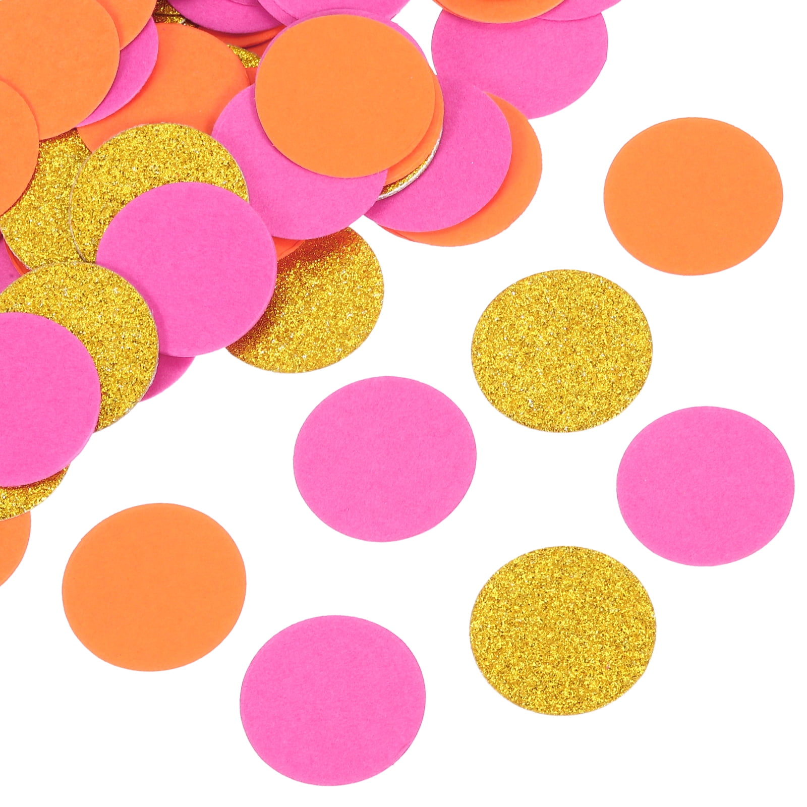 200Pcs Round Confetti Glitter Confetti Table Decor,1.2x1.2Inch,Multi ...