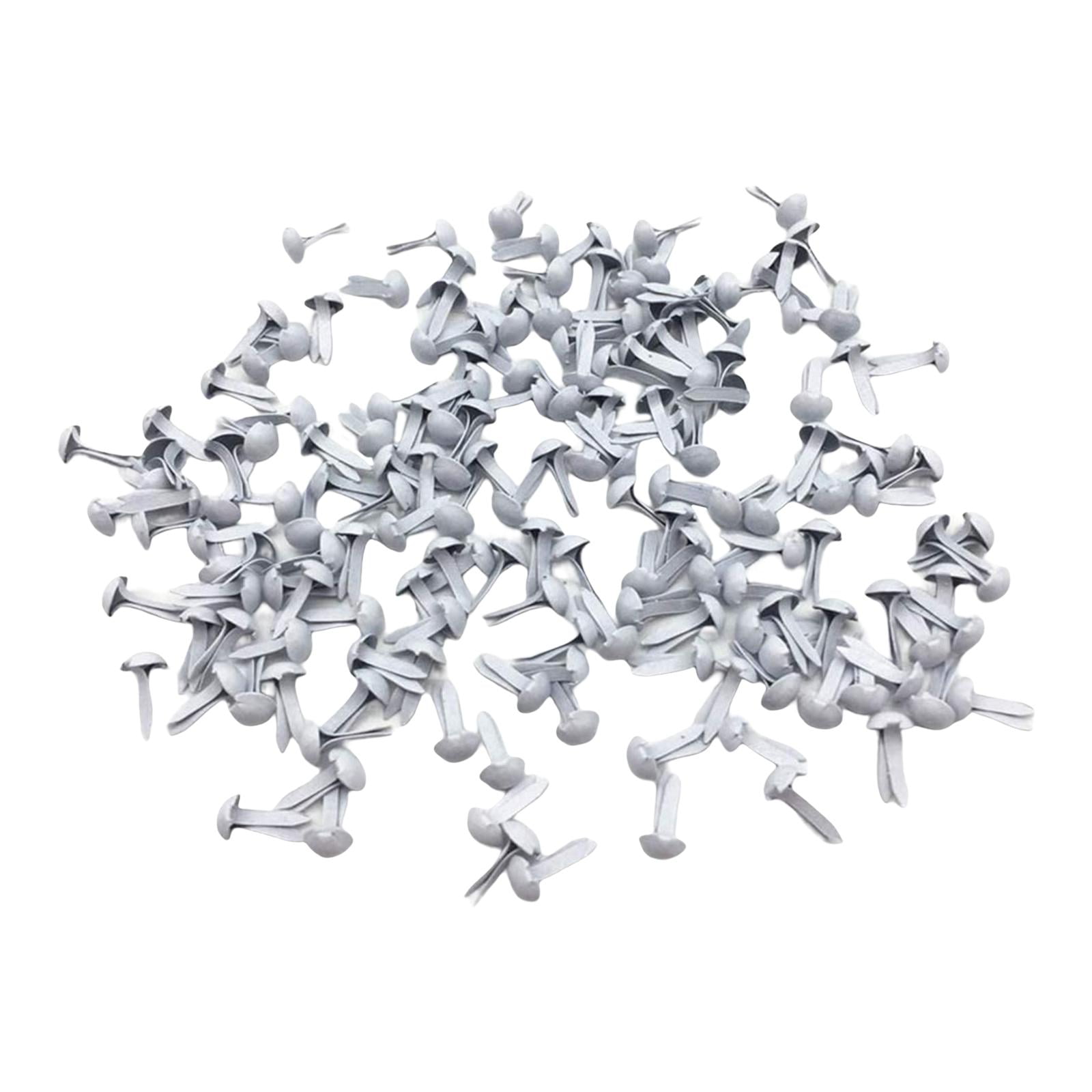 200Pcs Round Mini Brads, Paper Fasteners Decoration Embellishment Iron ...