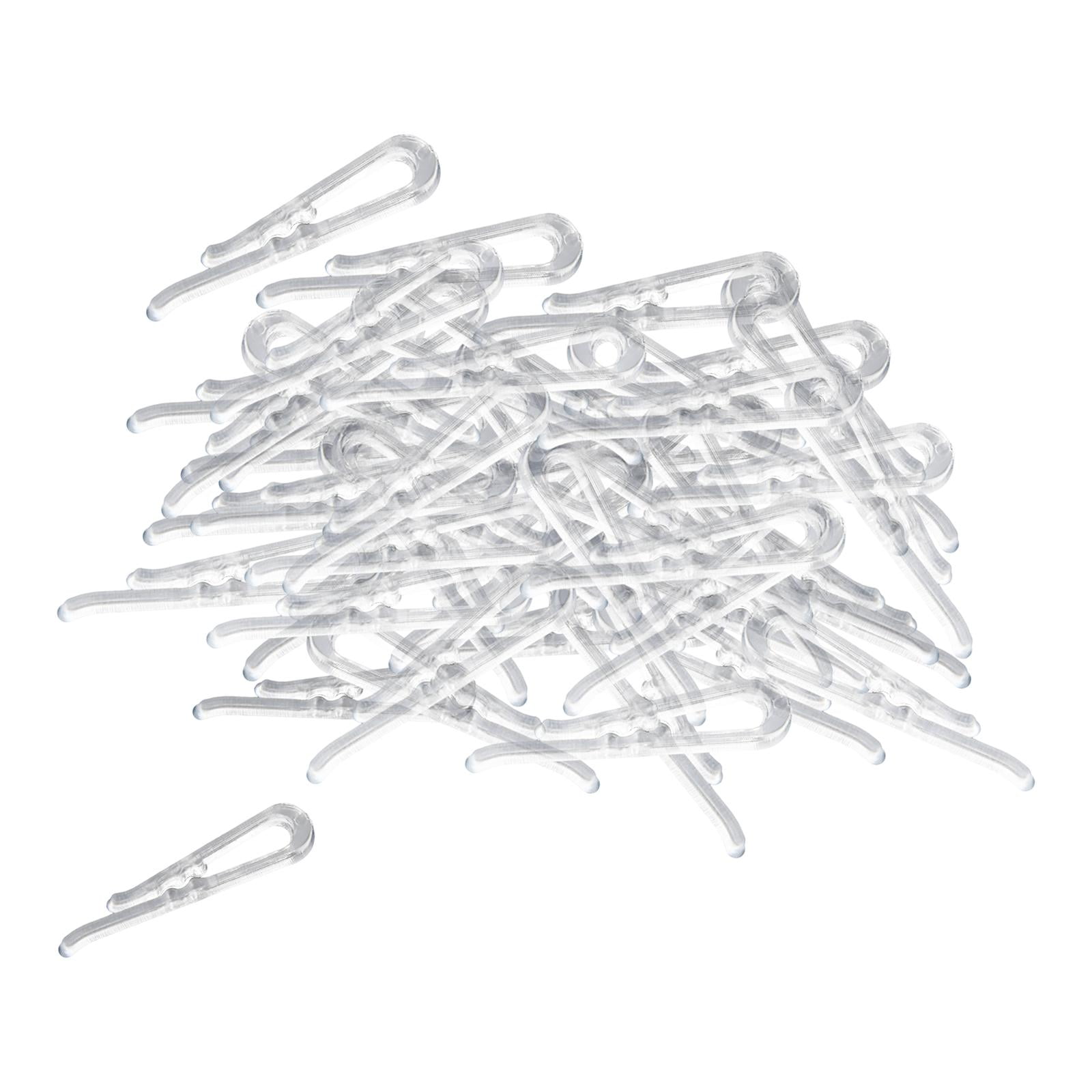 200Pcs Shirt Clips Transparent Alligator Clips, Garment Clip 38/40mm ...