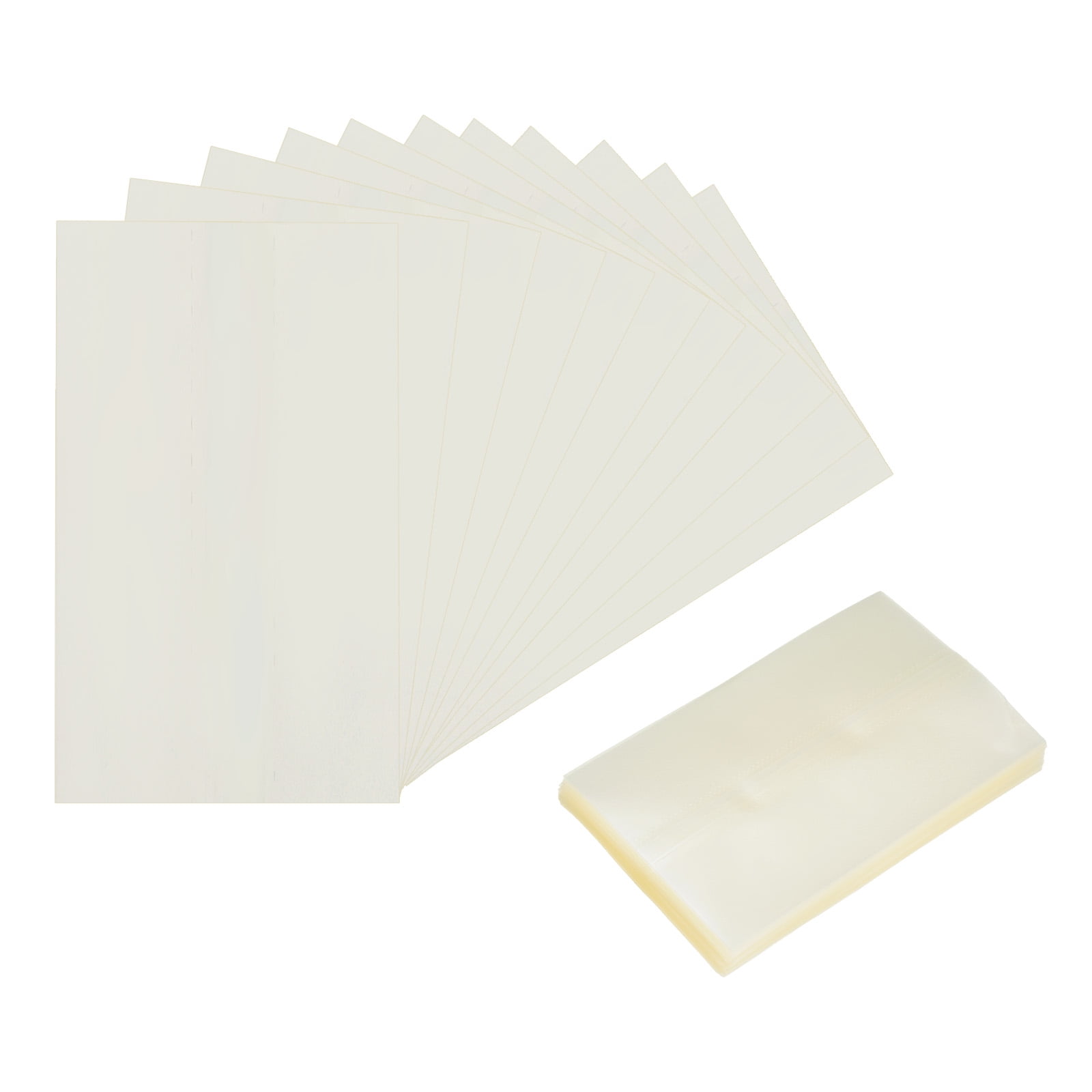 200Pcs Shrink Bands, 61*103mm PVC Clear Perforated Shrink Bands, Heat ...