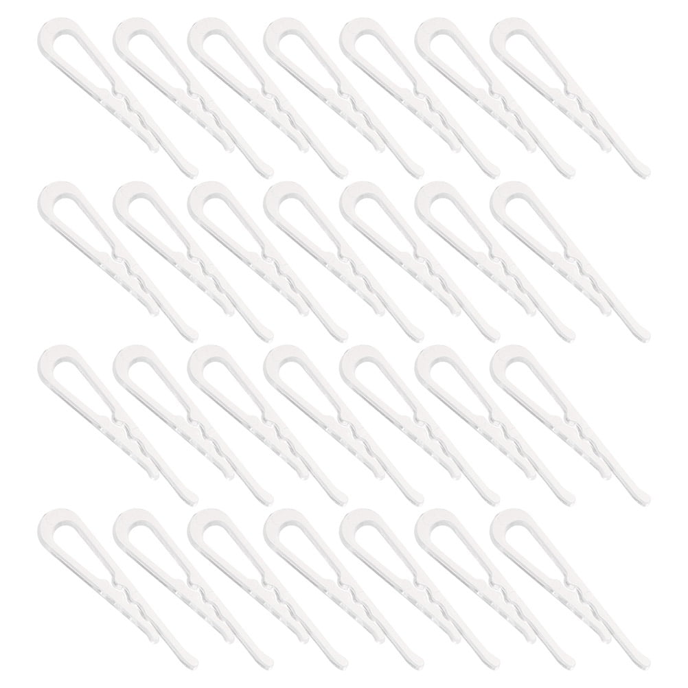 200Pcs Plastic Alligator Clips for Garment Shirt Clamps Clothes Fixing ...