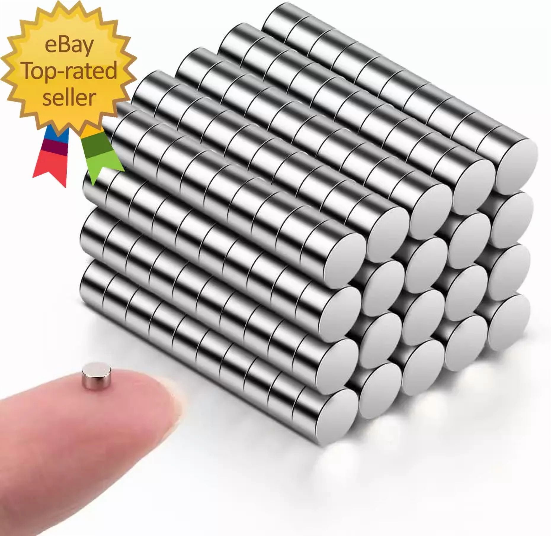 200Pcs Small Magnets, 3X2 Mm Mini Tiny Round Magnets, Micro Magnets For ...