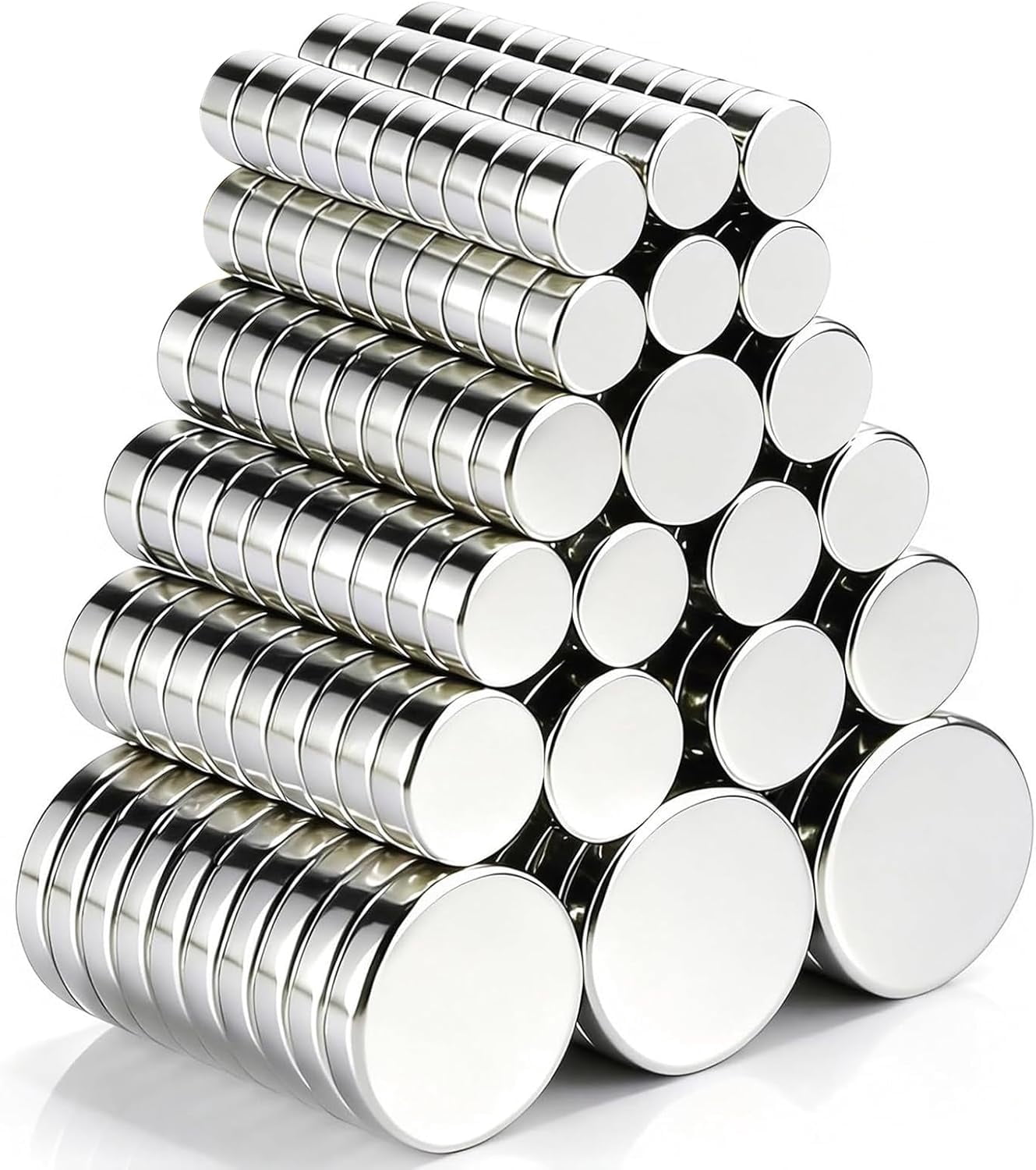 200Pcs Small Magnets, 4 Different Sizes Tiny Mini Magents, Multi-Use ...
