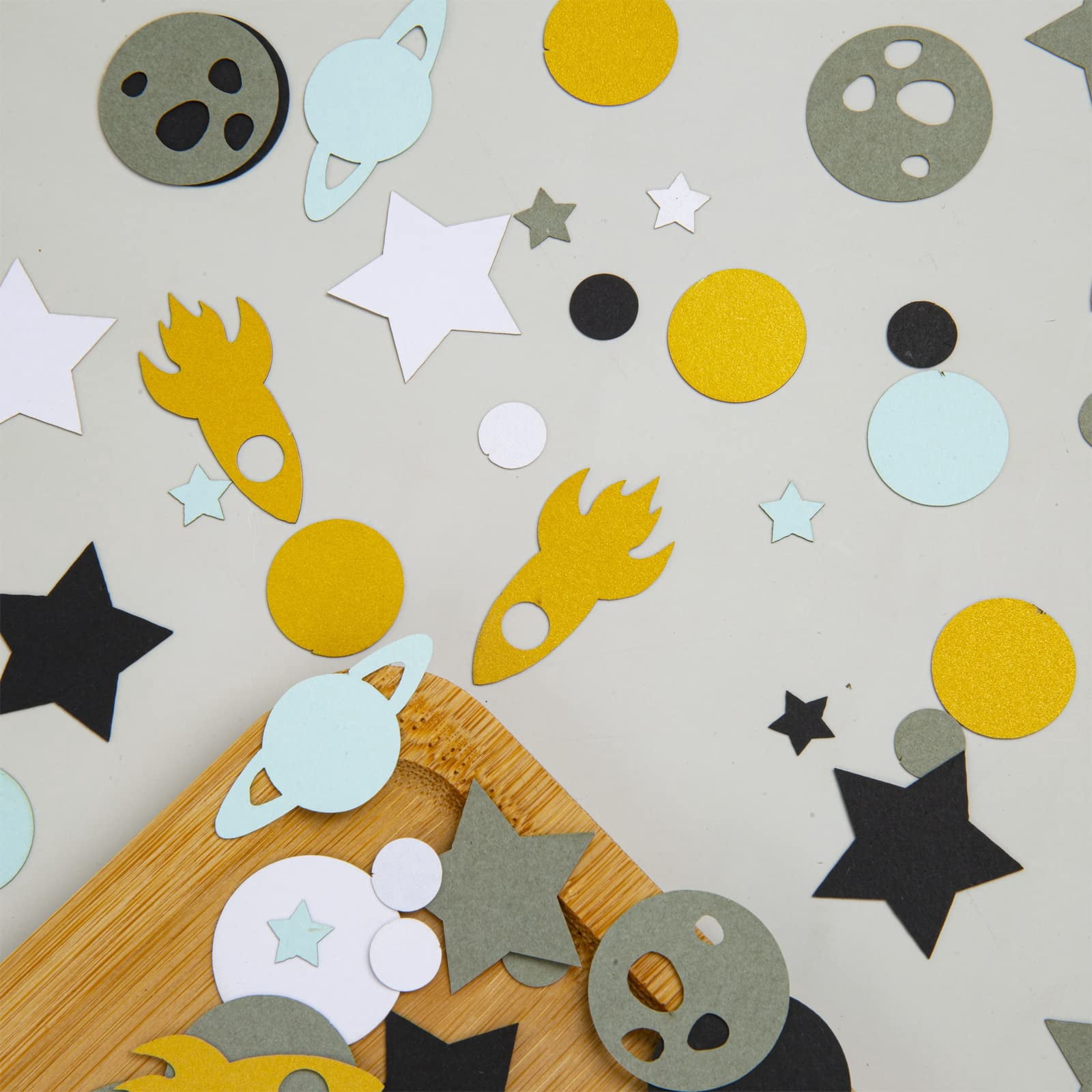 200Pcs Space Party CORNET Confetti - First Trip Around The Space Galaxy ...